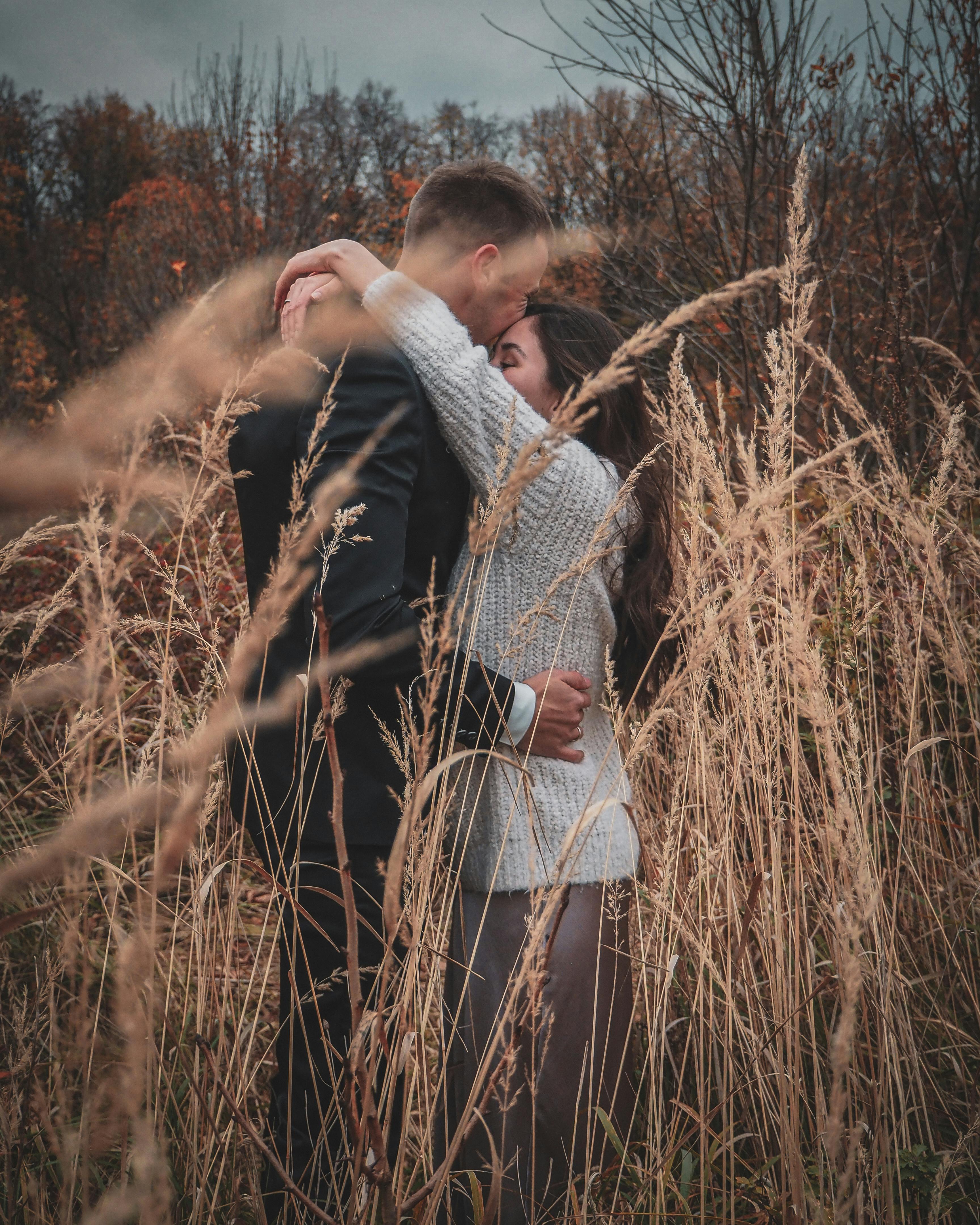 Man and Woman Couple Wearing Their Silver Couple Bond Ring · Free Stock ...