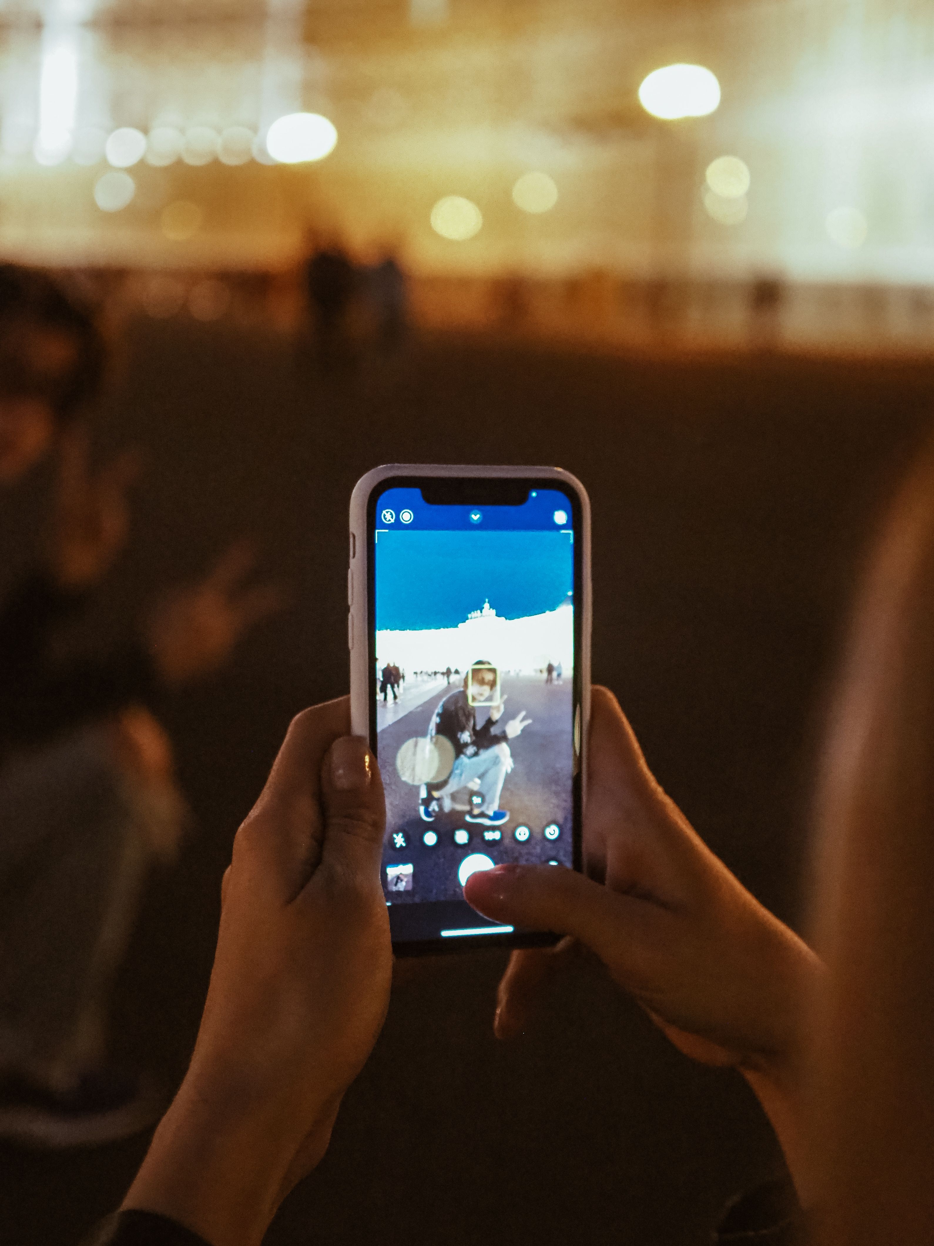 Close Up Photo of a Person Holding a Cellphone · Free Stock Photo