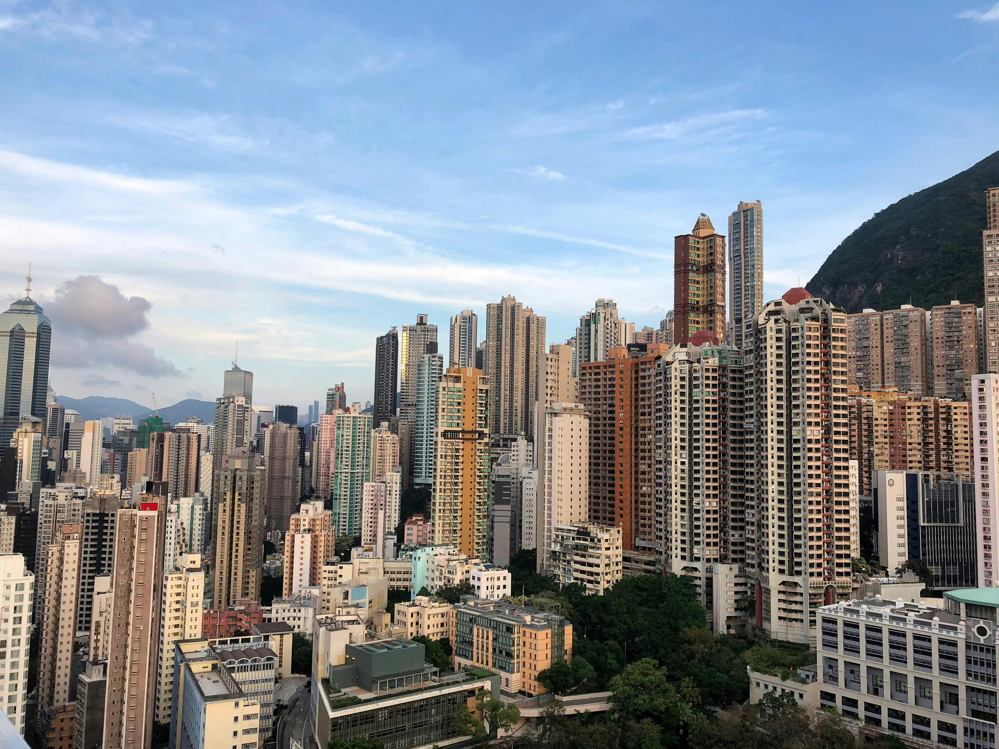 High-rises in a City Skyline · Free Stock Photo