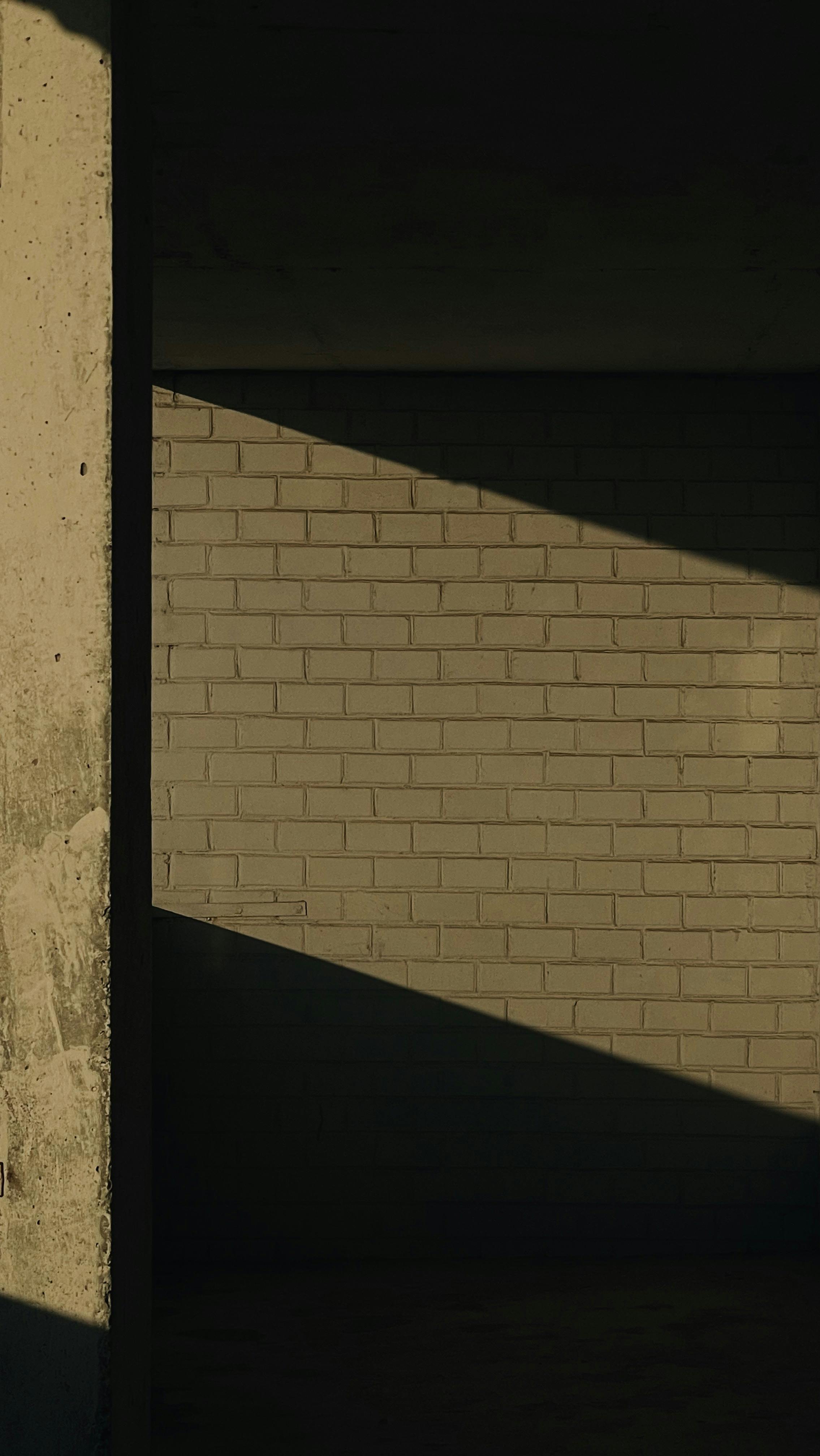 Photo of Sunlight Hitting a Brick Wall · Free Stock Photo