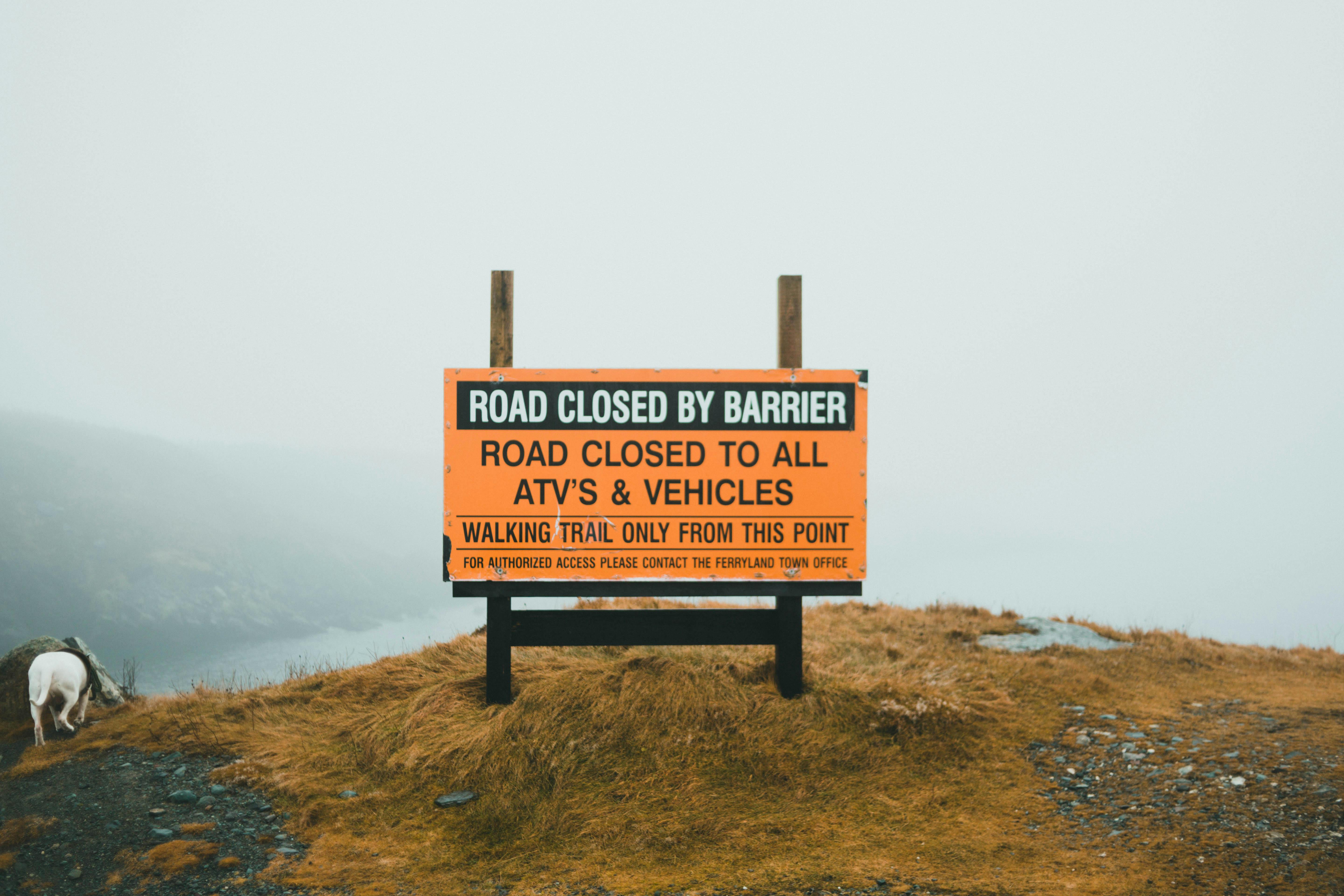 Path Closed Sign Photos, Download The BEST Free Path Closed Sign Stock ...