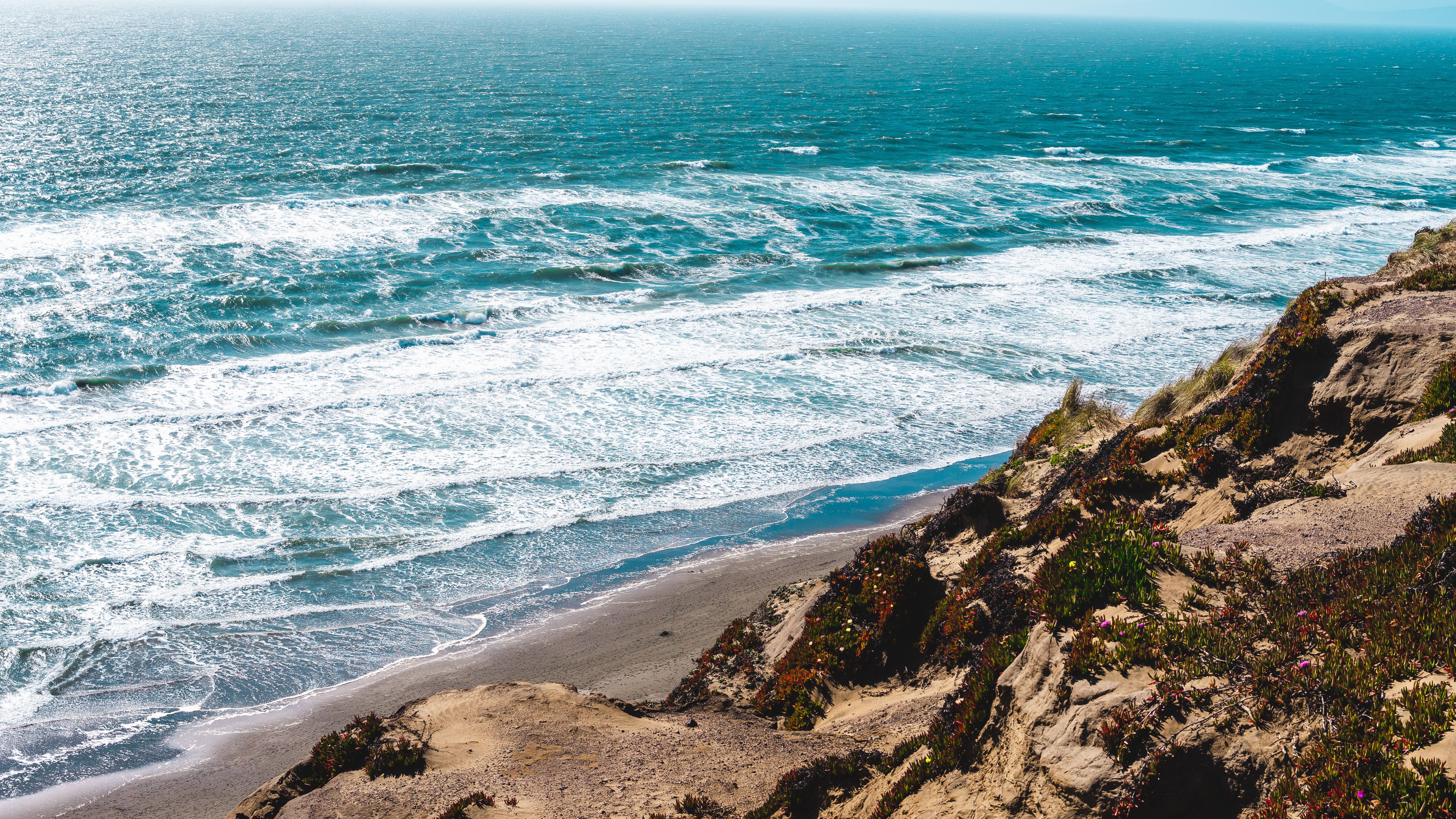 View From a Coastal Cliff · Free Stock Photo