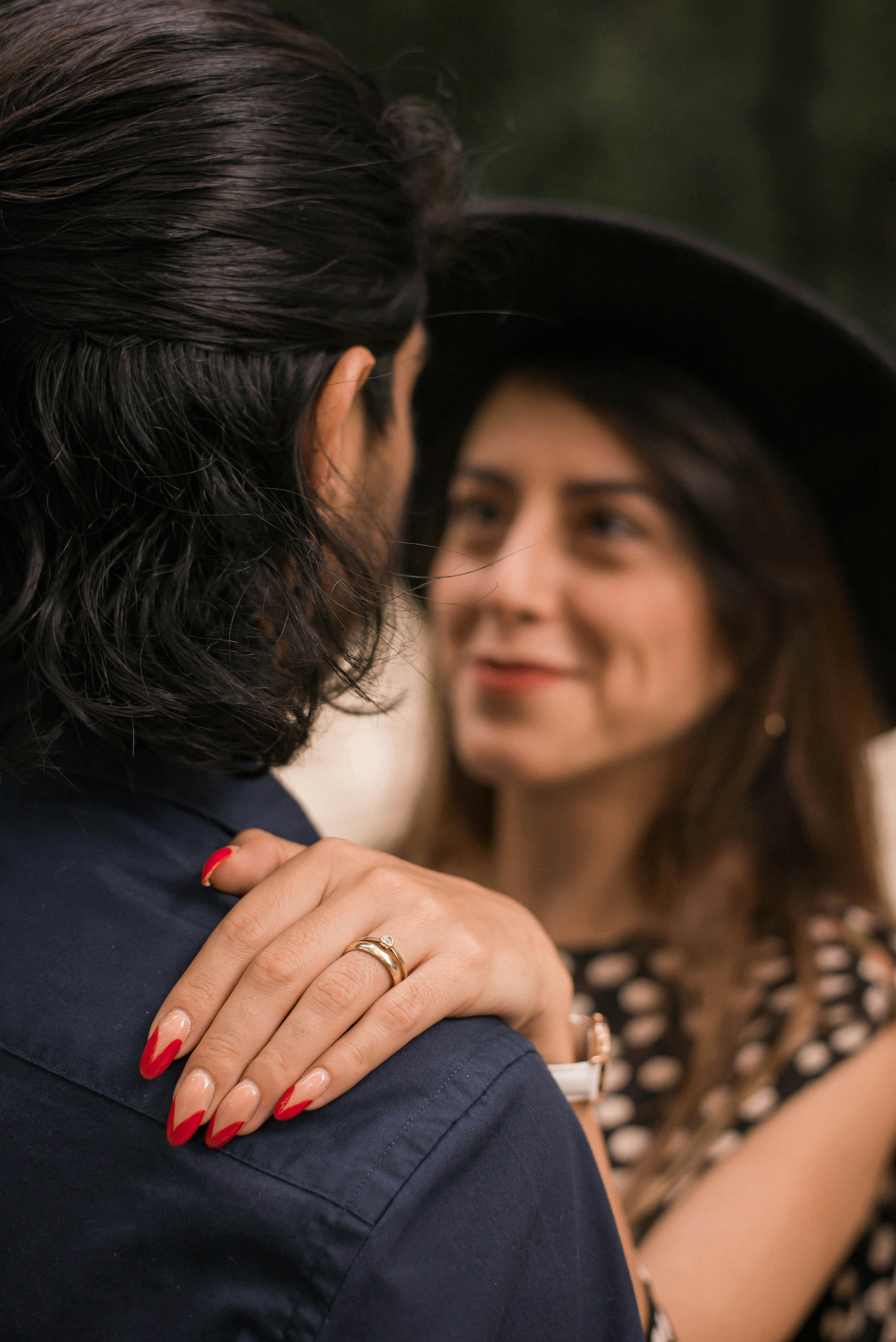 Close-Up Shot of a Romantic Couple · Free Stock Photo