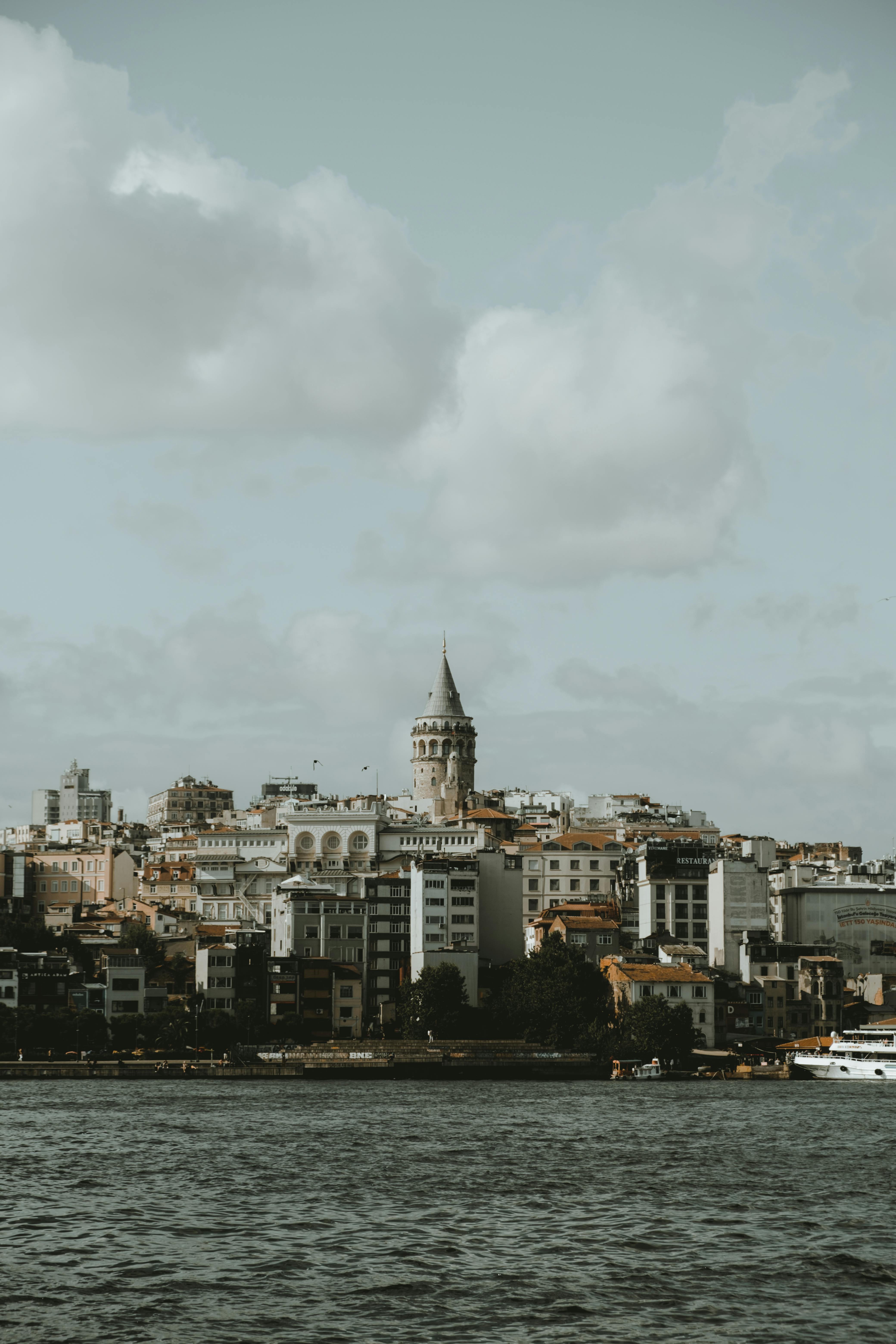 A View of an Island City Through a Window · Free Stock Photo