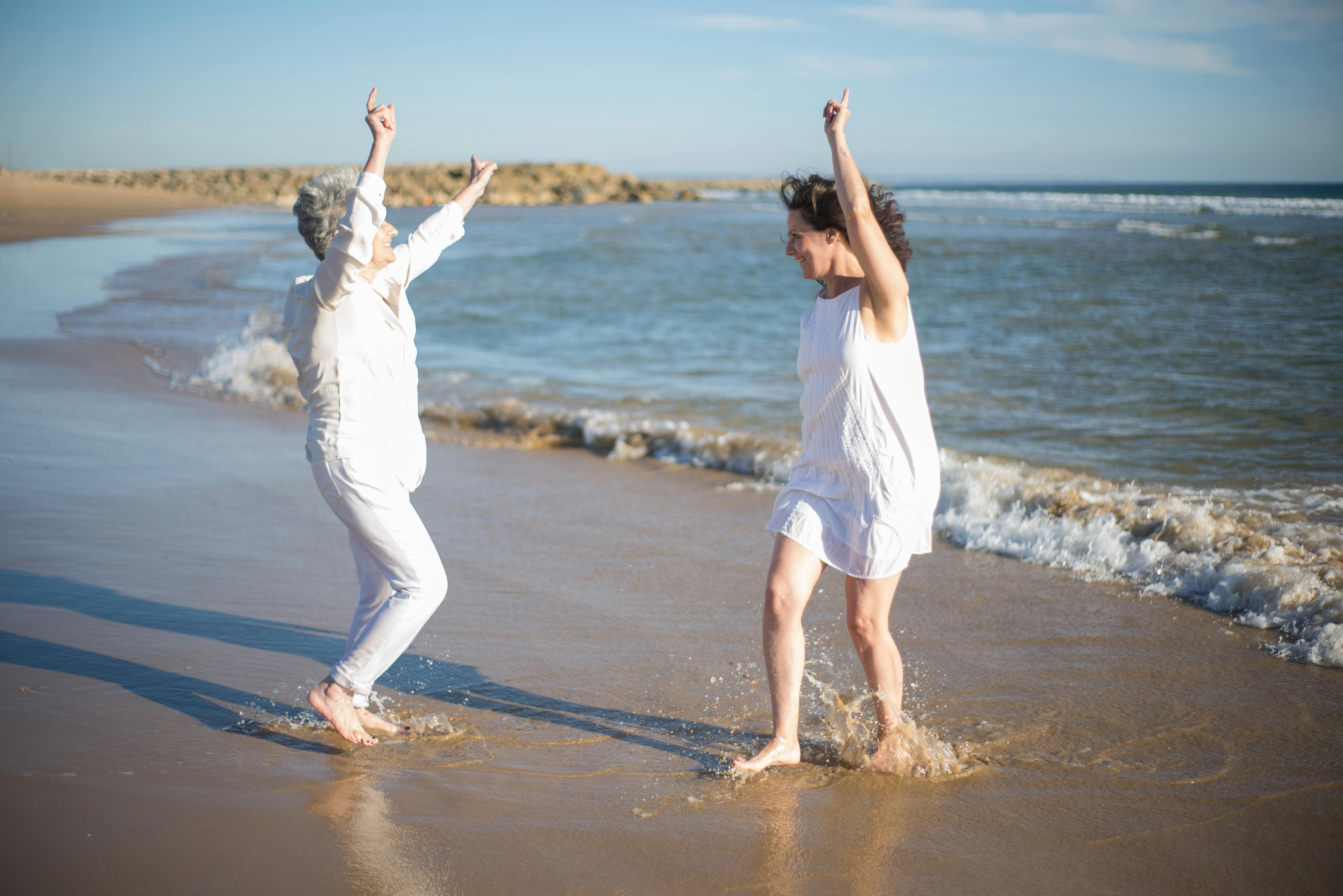 Women Dancing at the Beach · Free Stock Photo