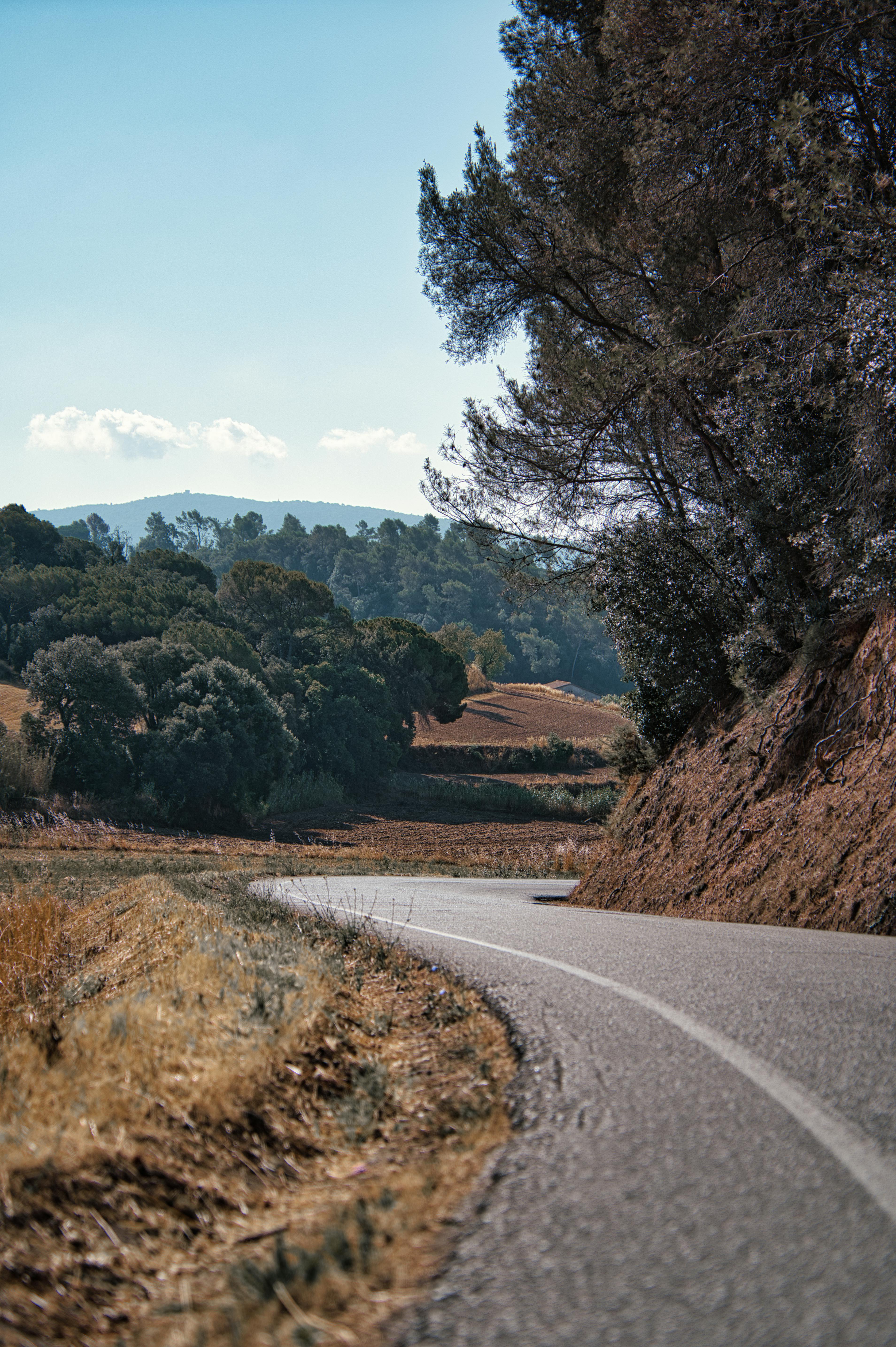 A View of a Winding Road in the Countryside · Free Stock Photo