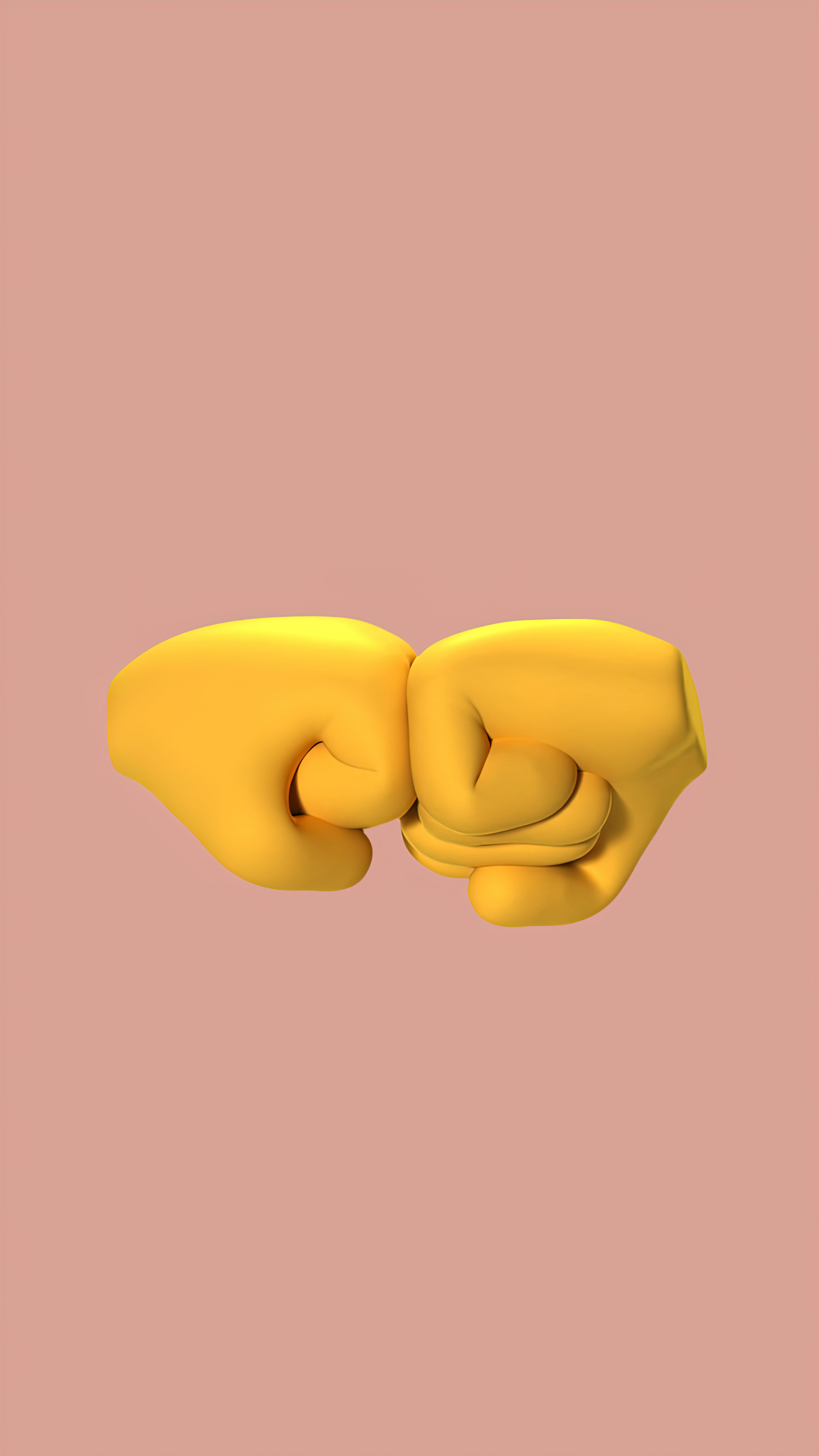 Yellow Hands Doing Fist Bump · Free Stock Photo