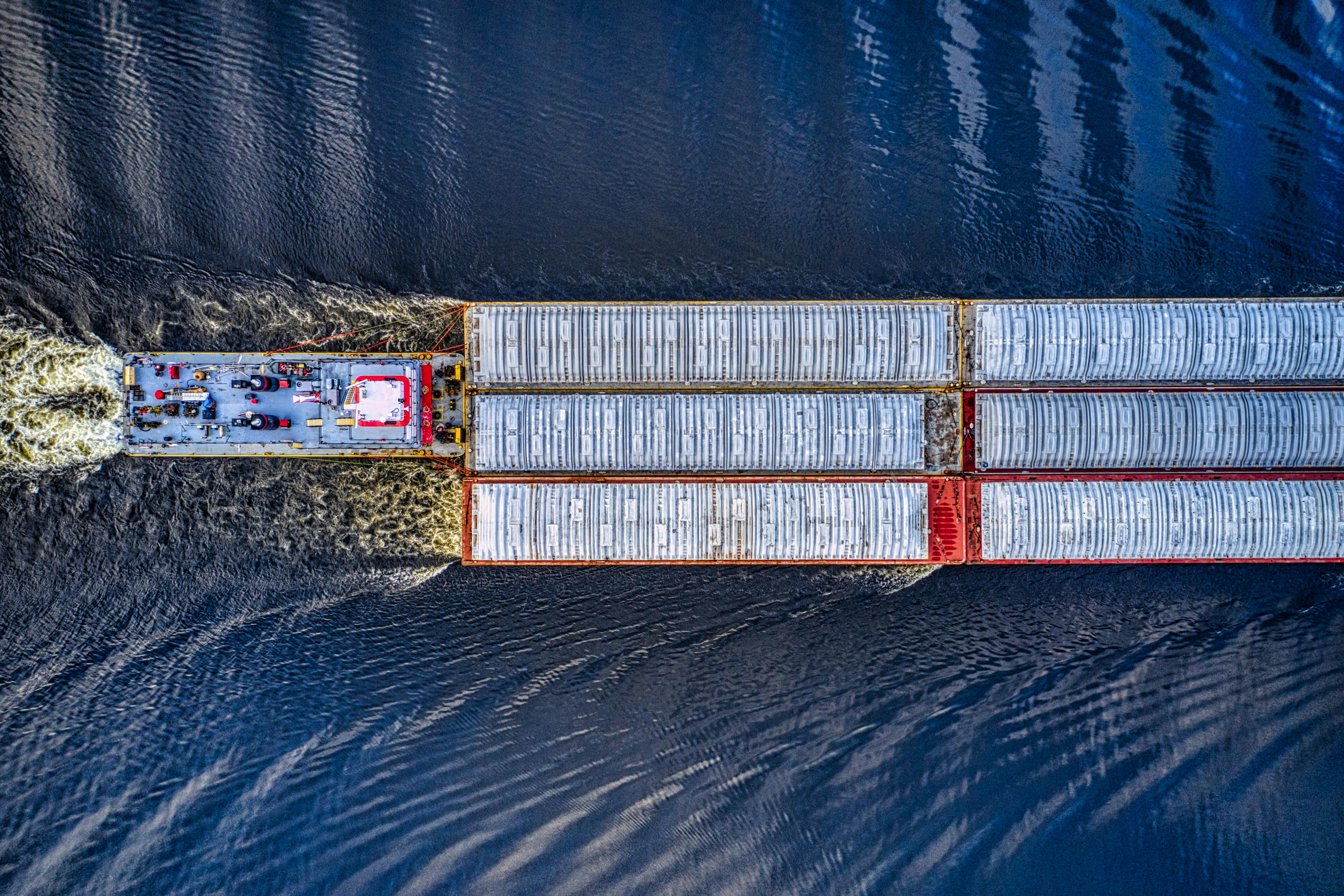 Top View of a Ferry · Free Stock Photo