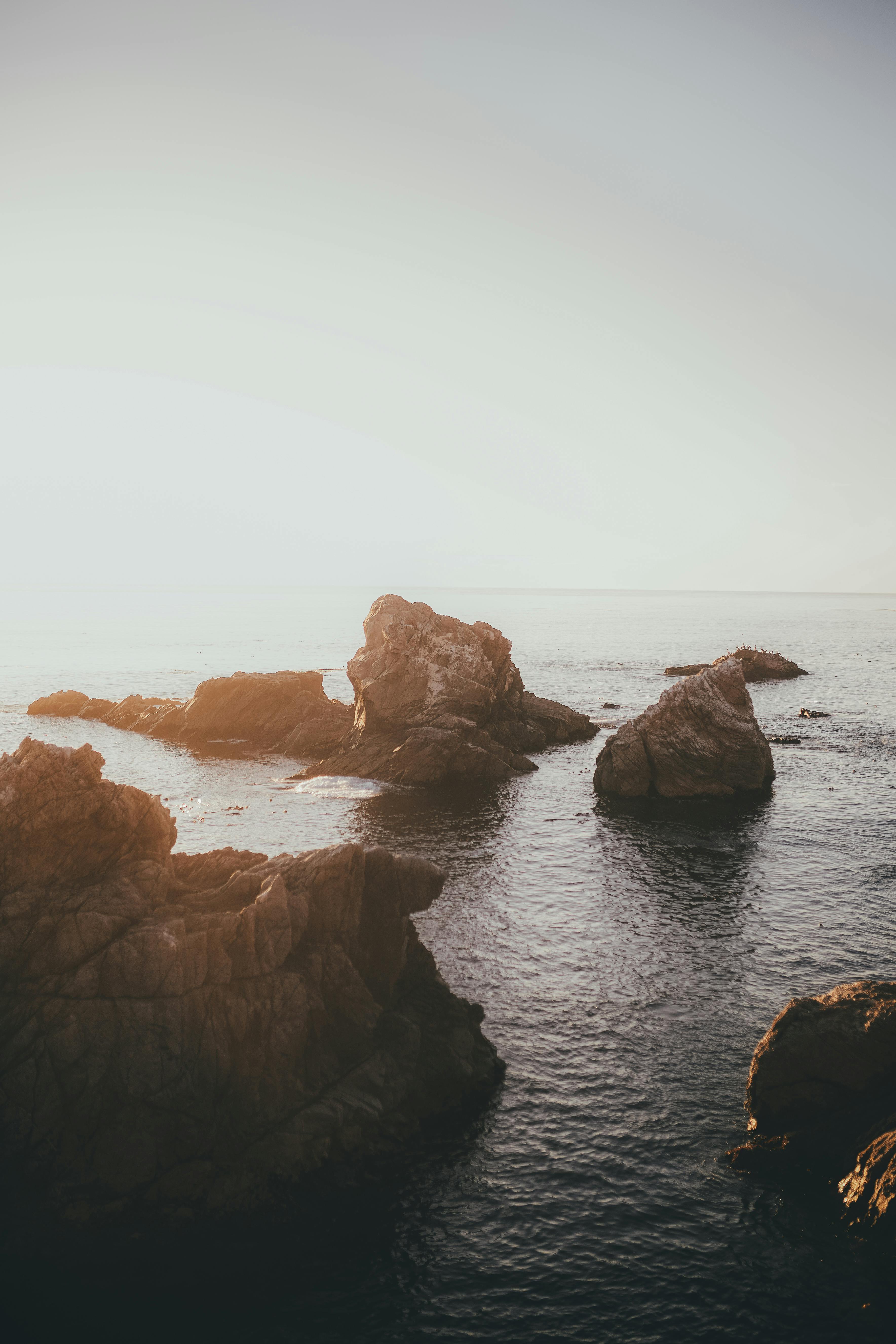 Photo of Rocks on Shore · Free Stock Photo