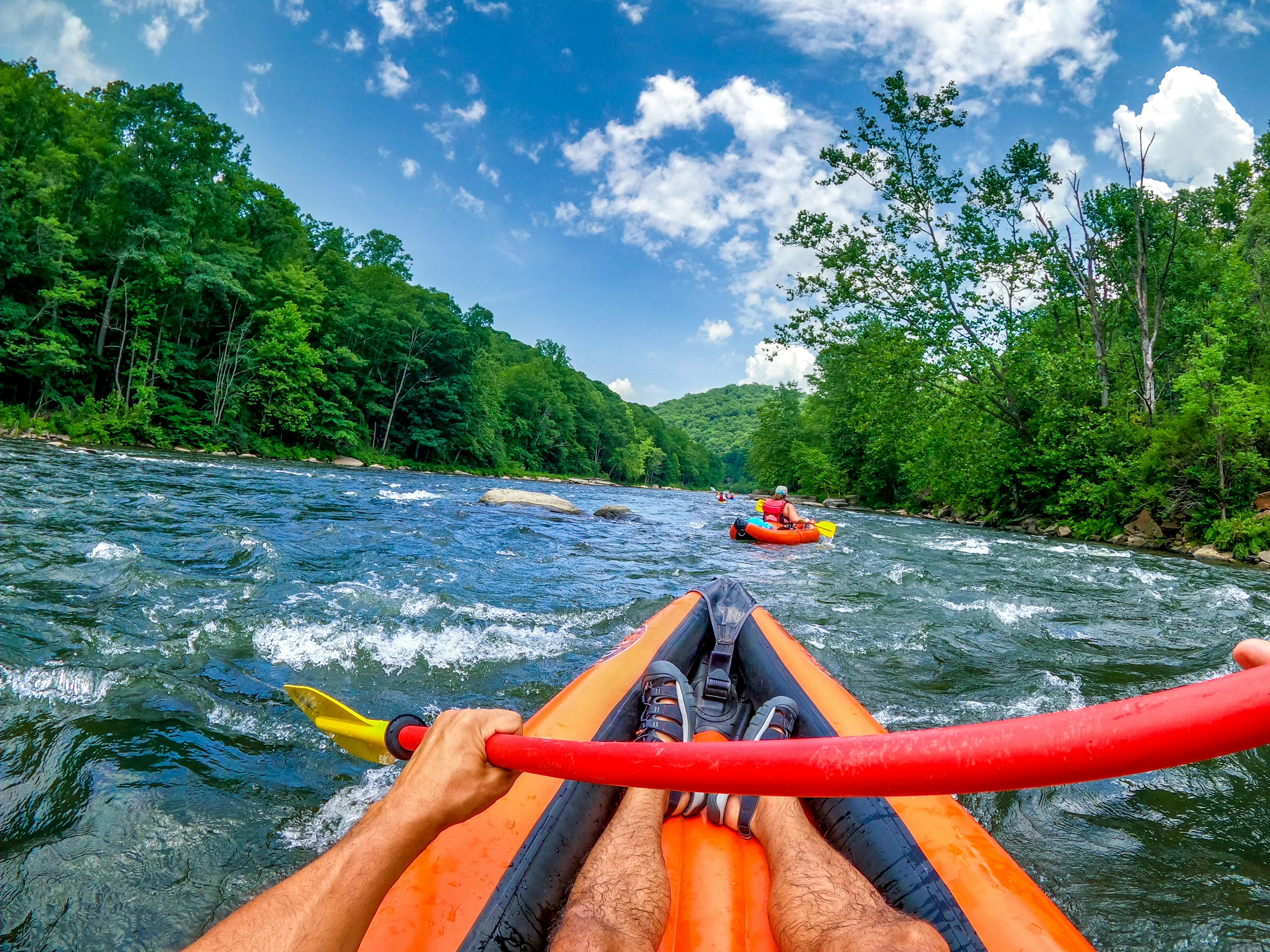 Person Kayaking on the River · Free Stock Photo