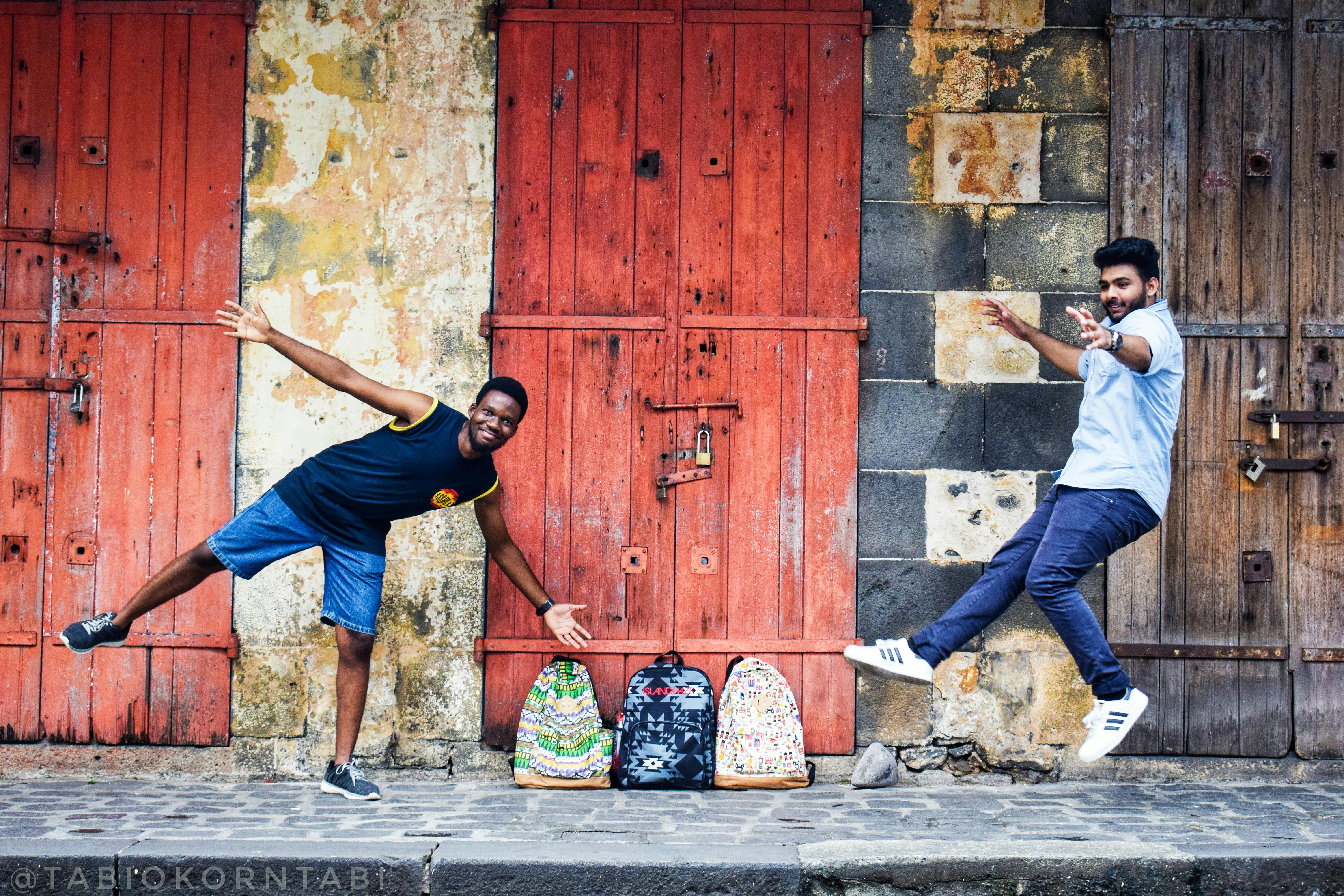 Free stock photo of bags, floating, friends