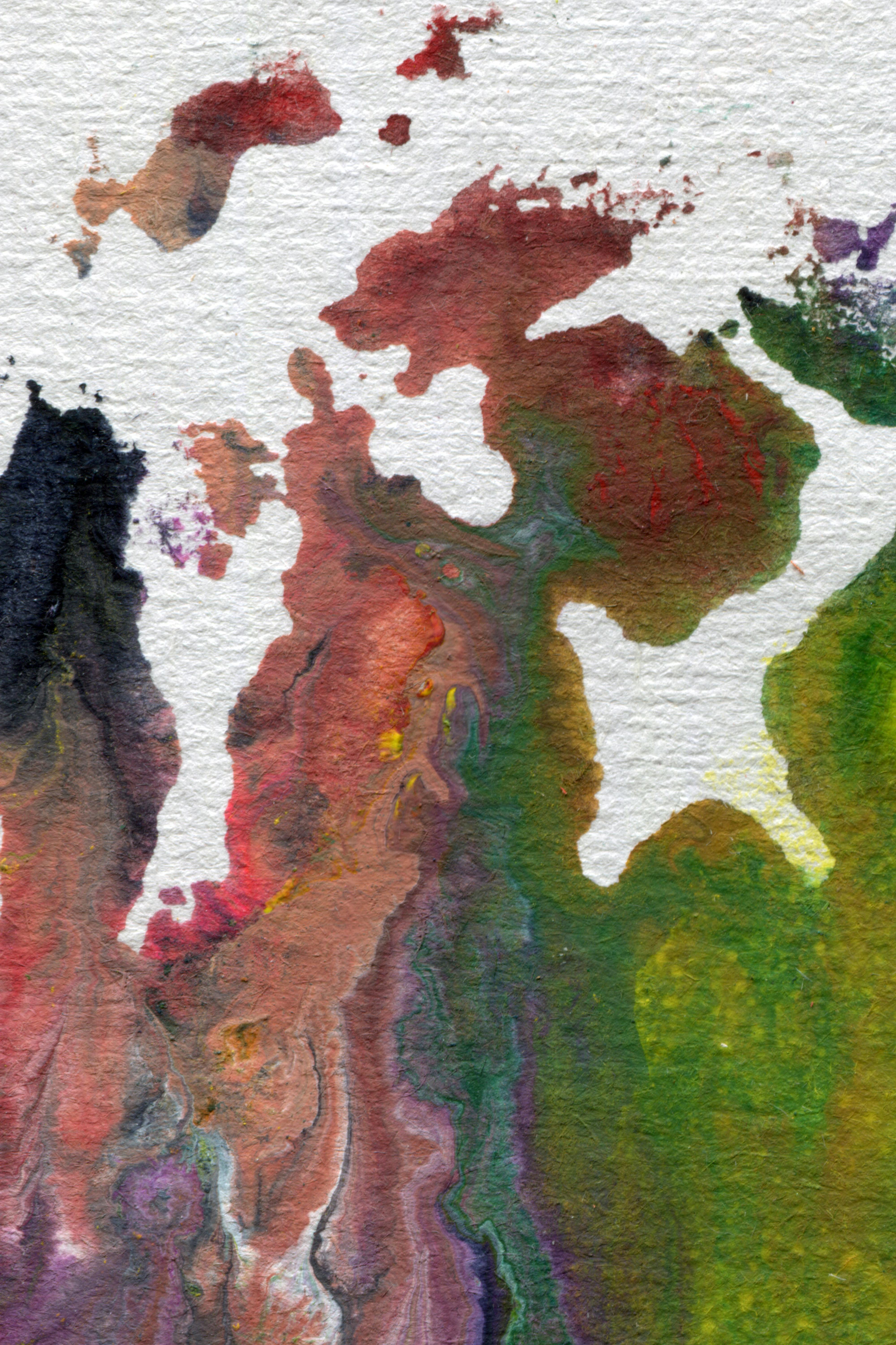 A Series of Multi-colored V Shape Strips · Free Stock Photo