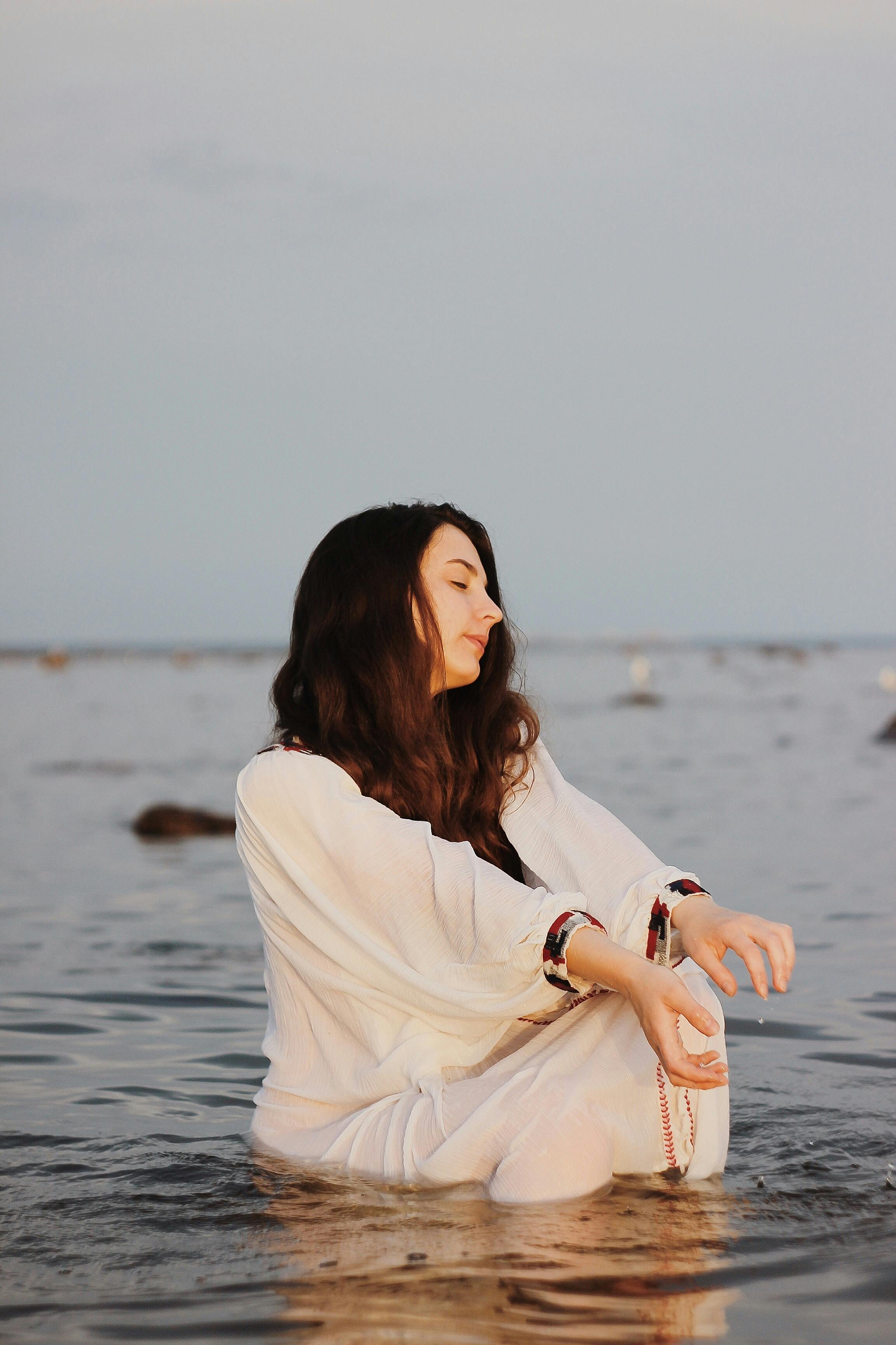 Woman in the Water · Free Stock Photo
