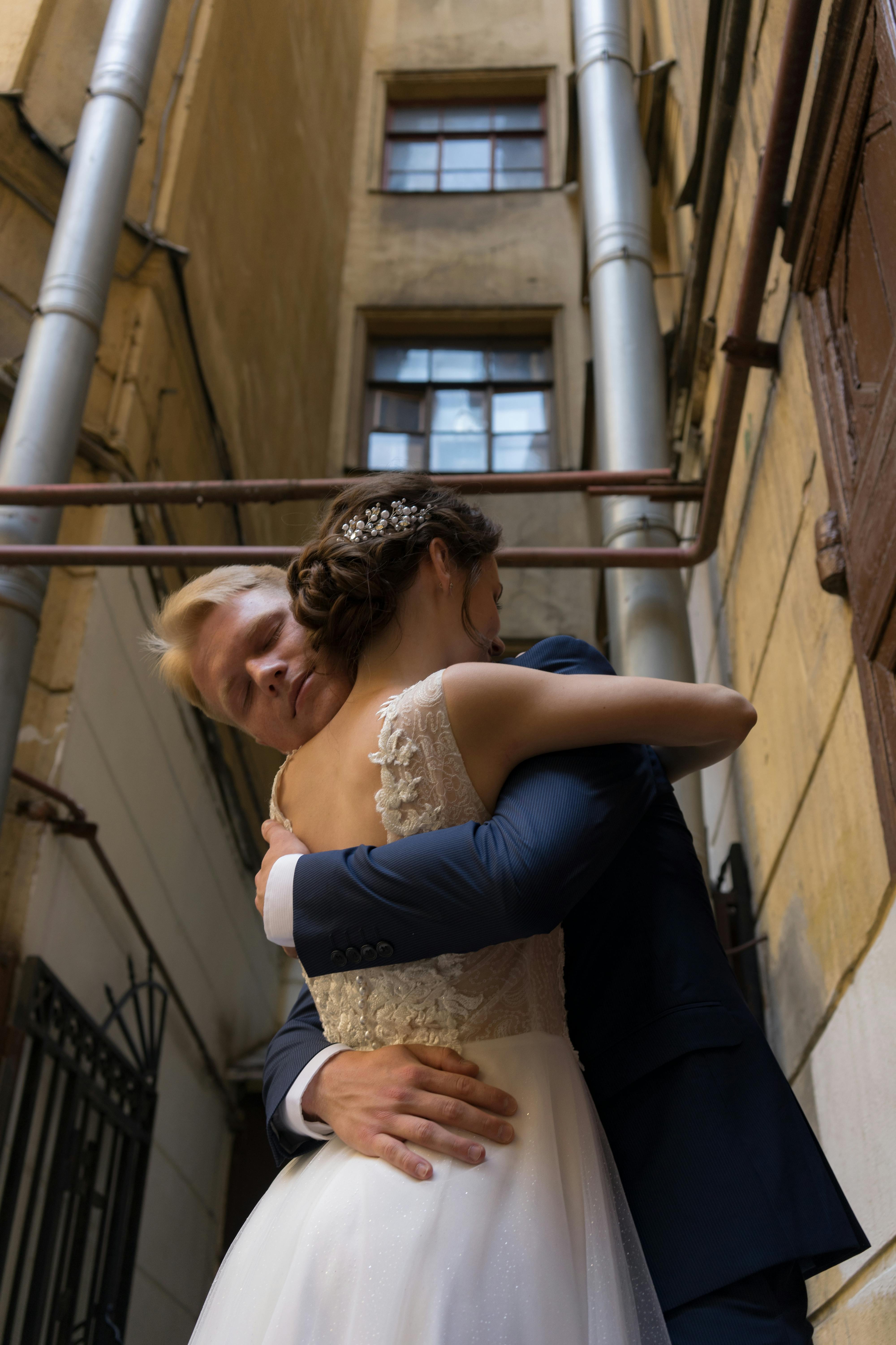 Man Carrying His Bride · Free Stock Photo