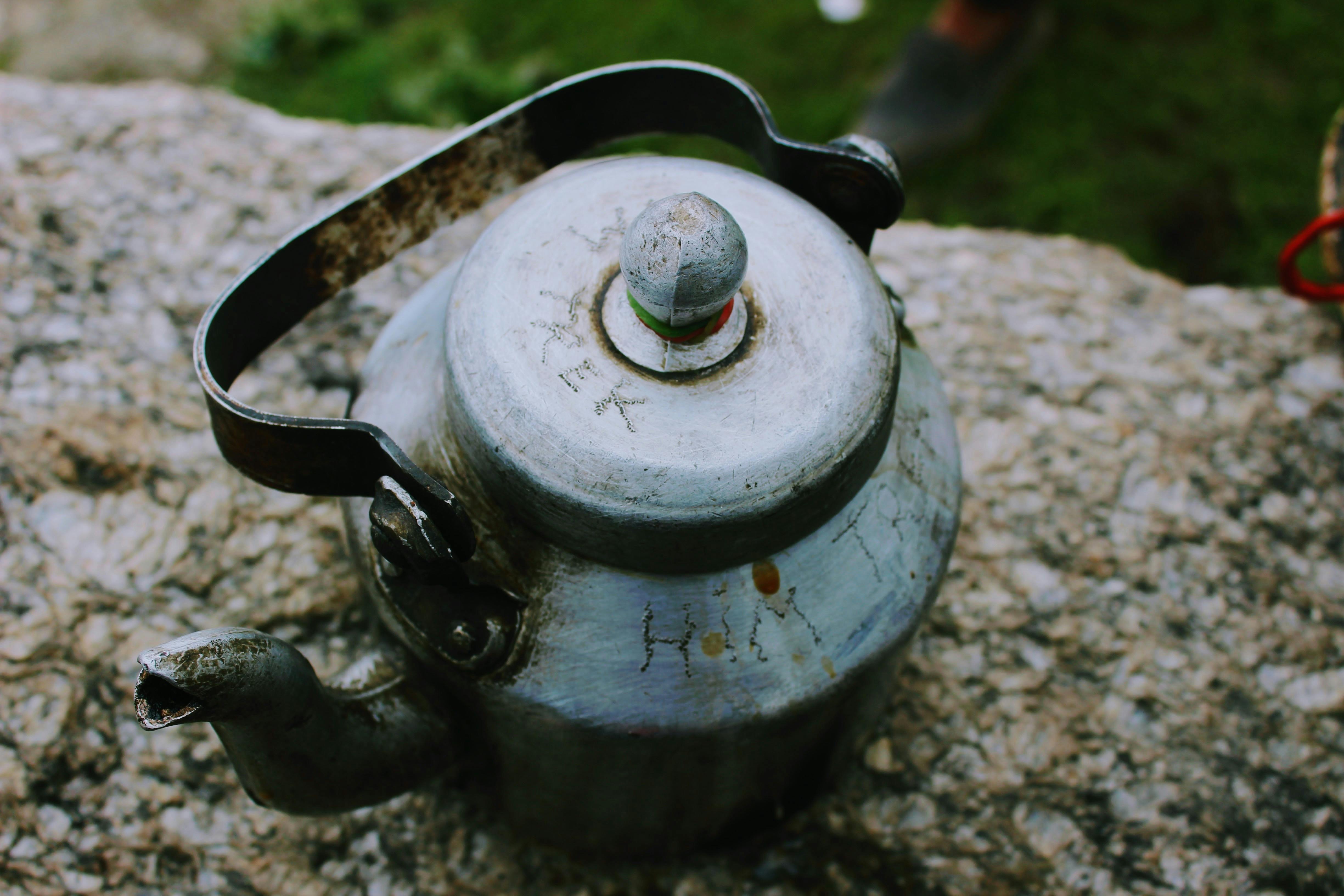 Selective Focus Photo of a Stainless Steel Kettle · Free Stock Photo