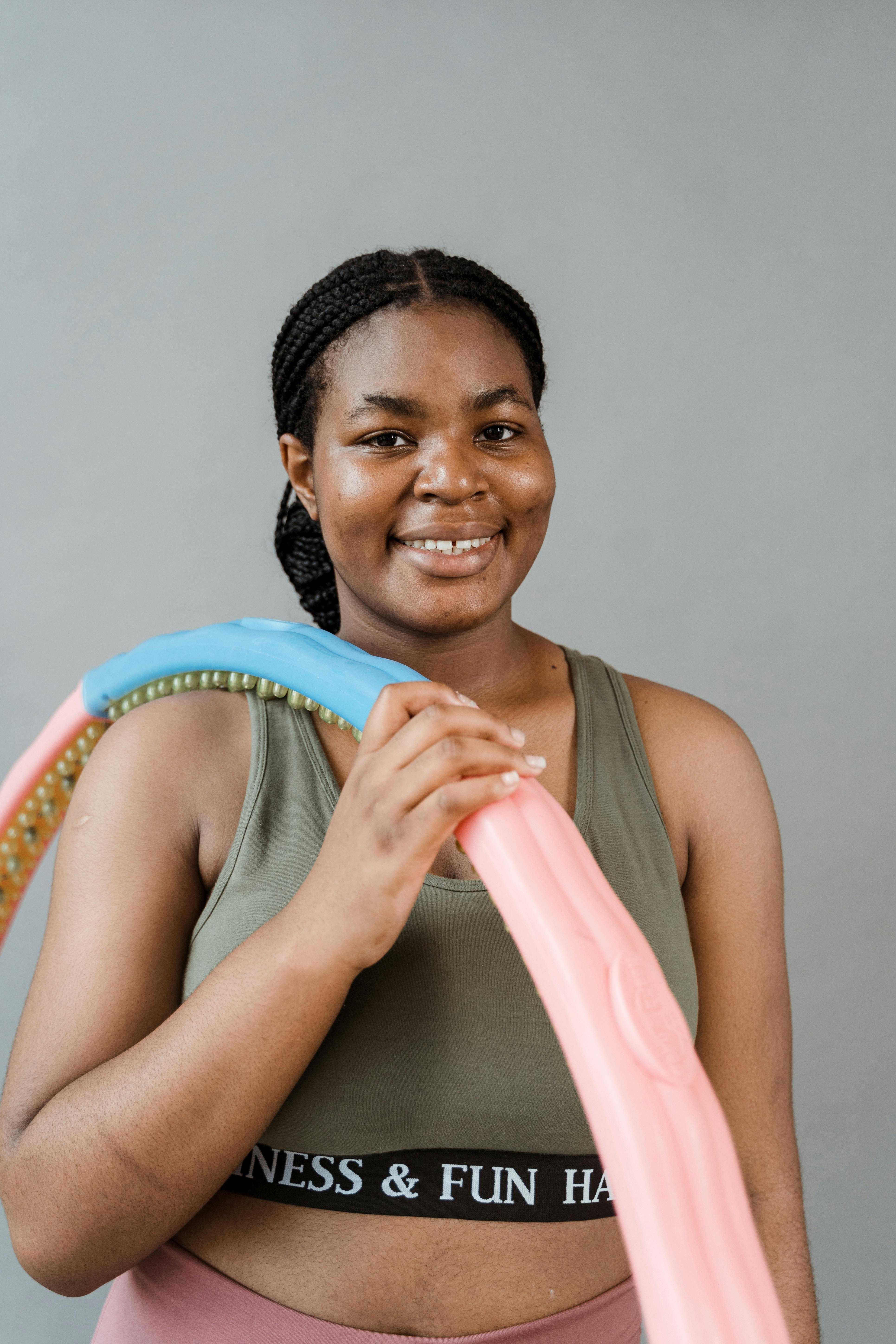Woman Wearing a Pink Bodysuit · Free Stock Photo