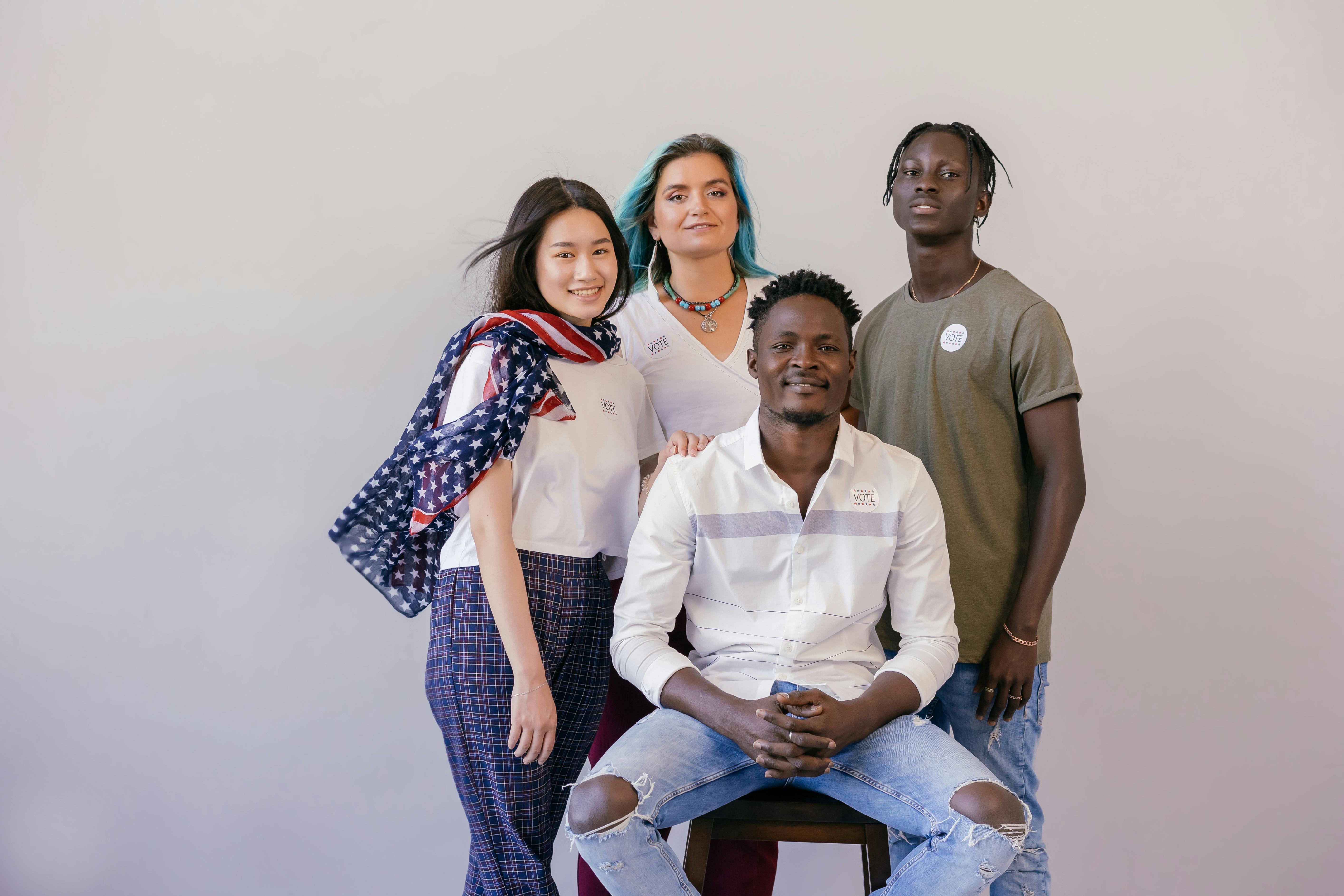 People Standing Close to Each Other · Free Stock Photo