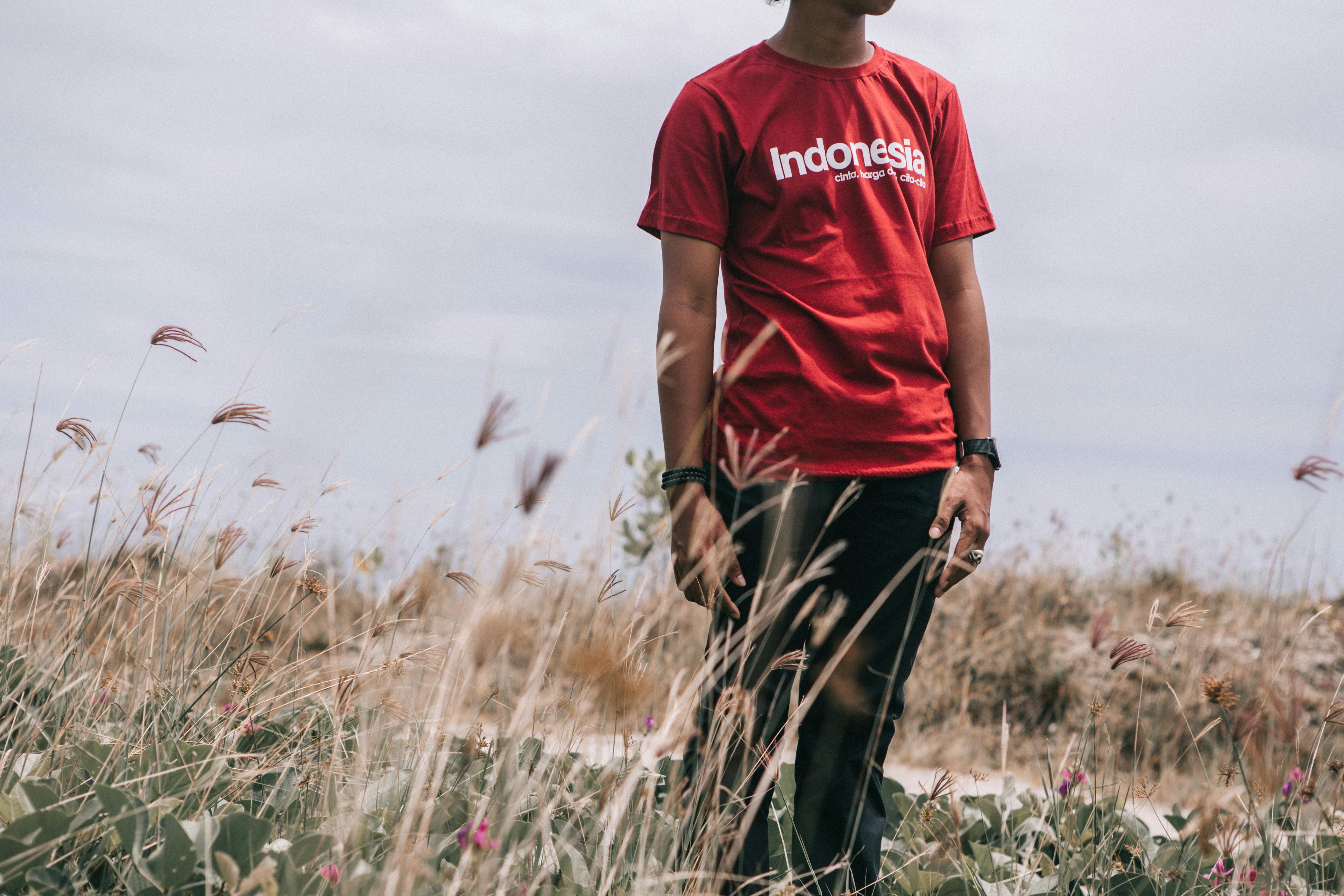 Red Crew-neck Shirt · Free Stock Photo