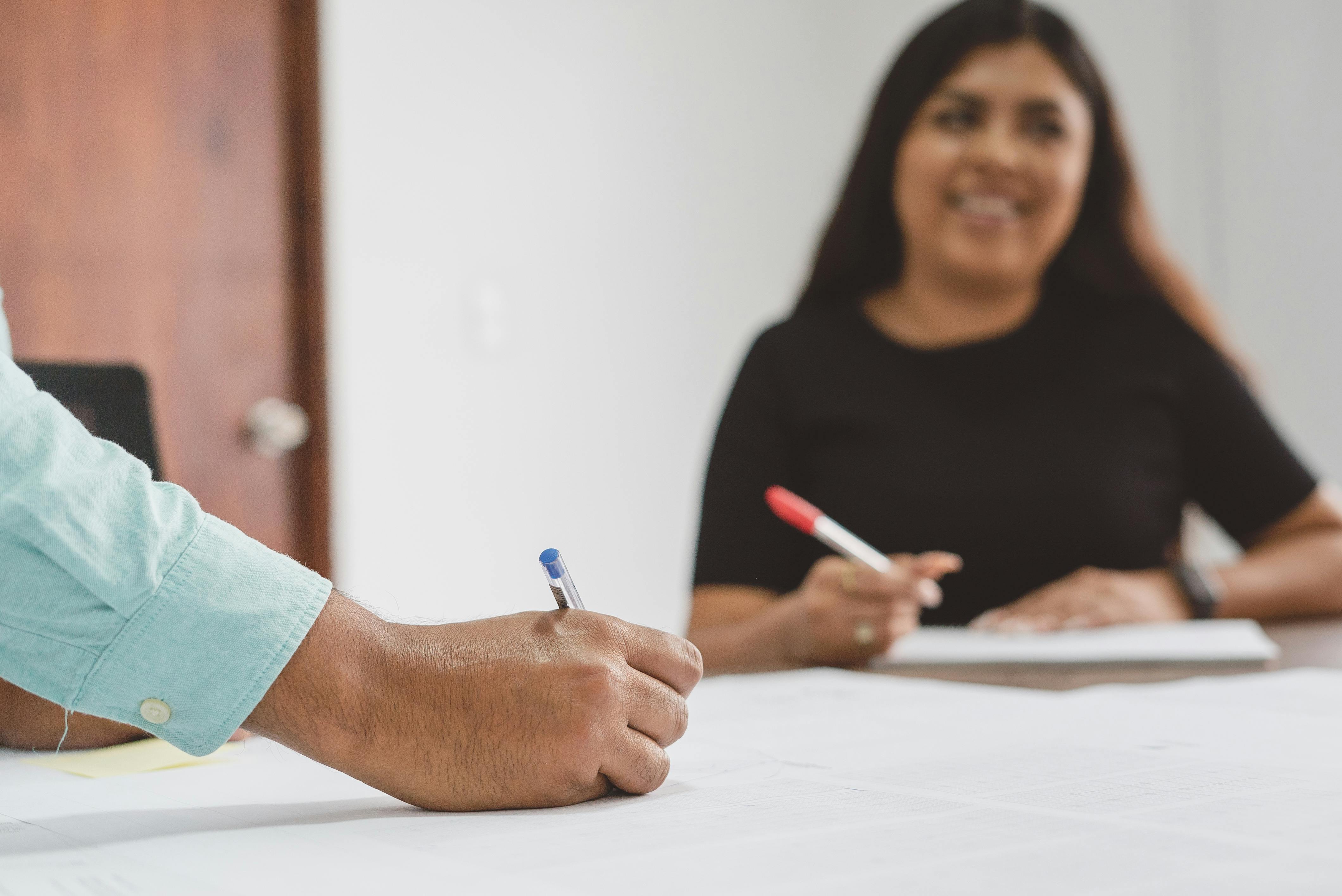 Woman Filling out Form · Free Stock Photo