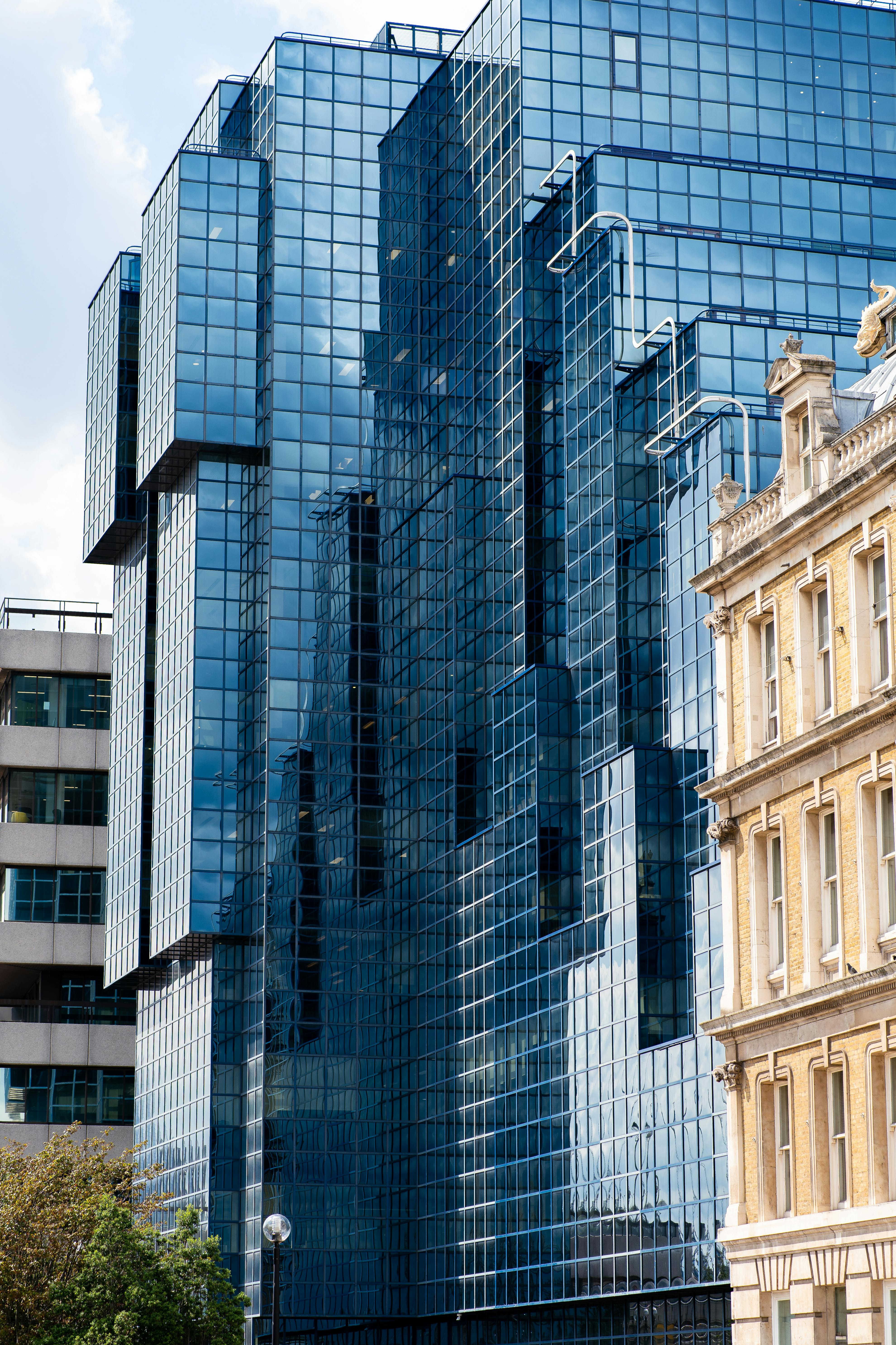 Blue Glass Building · Free Stock Photo