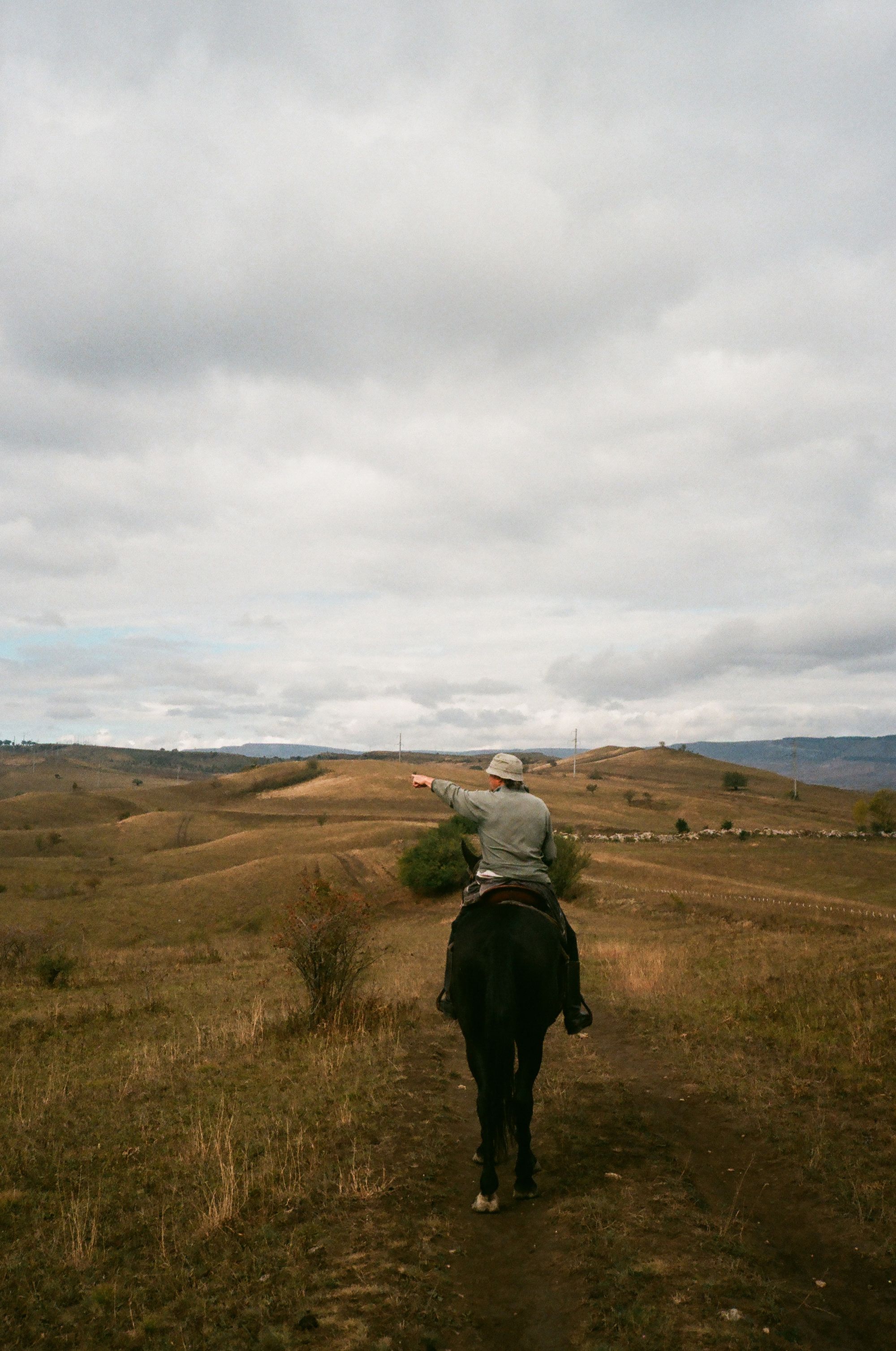 Man Riding a Horse in a Valley · Free Stock Photo