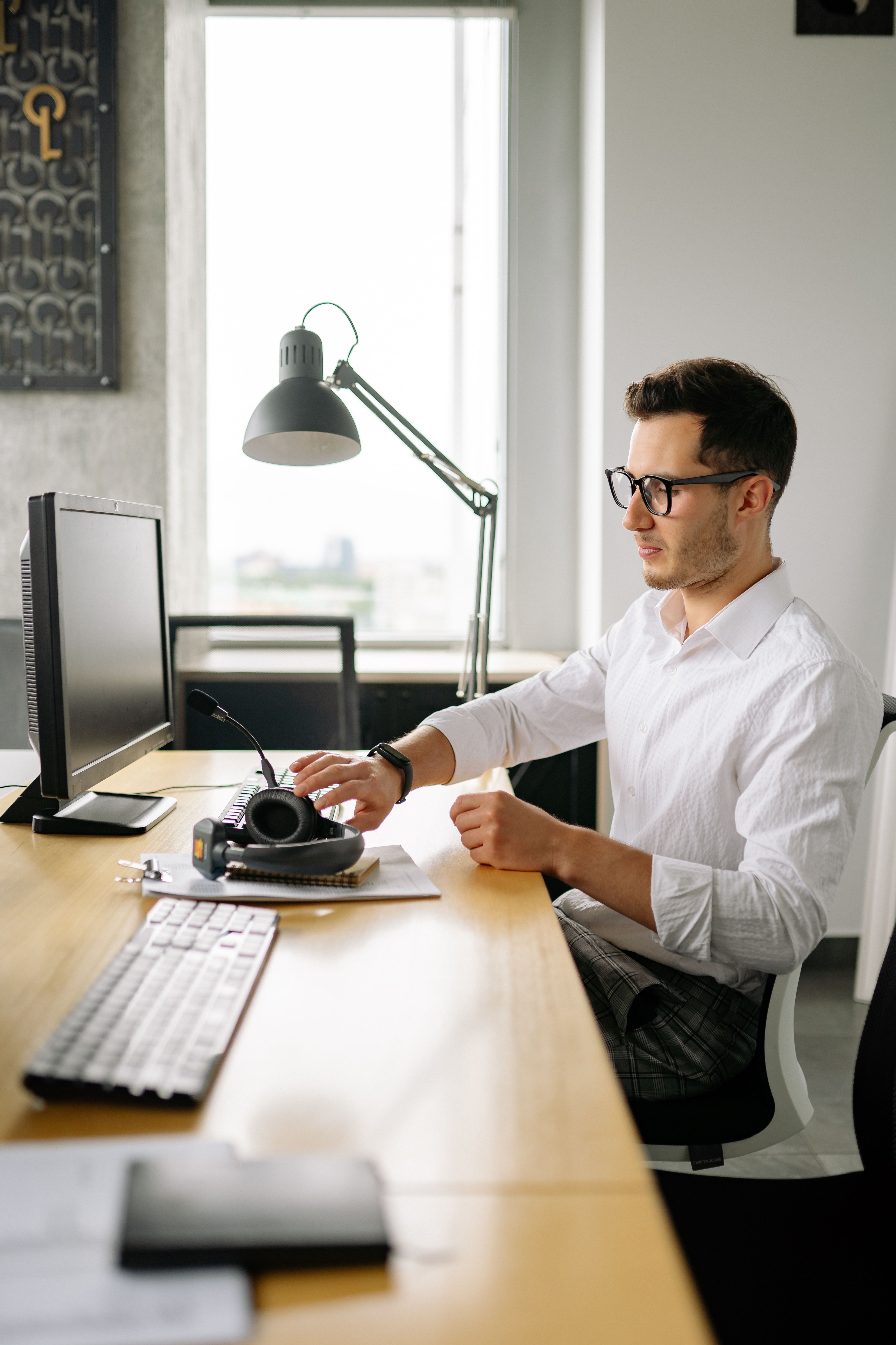 A Person Working in the Call Center · Free Stock Photo