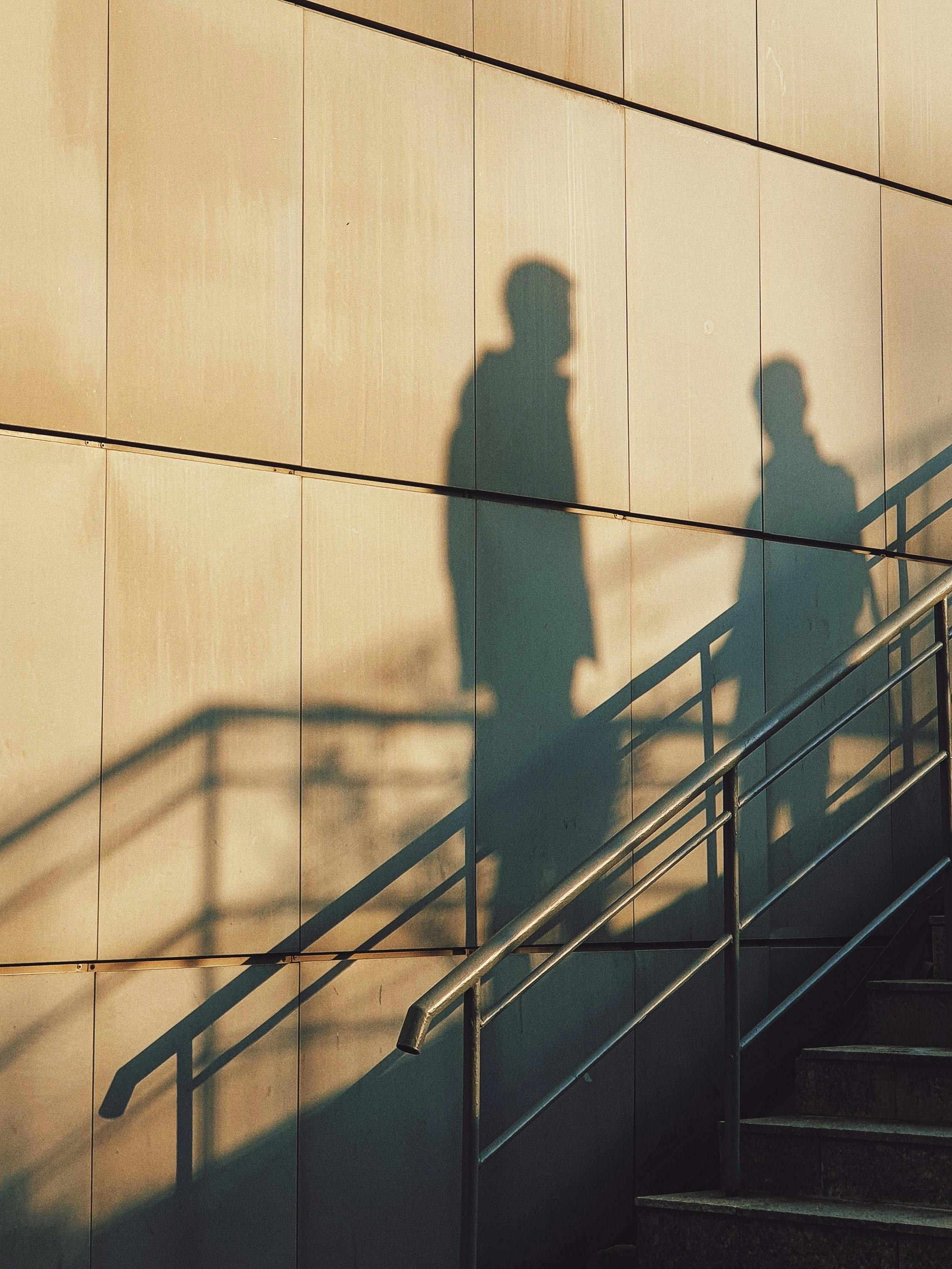 Shadow of People on the Stairs · Free Stock Photo