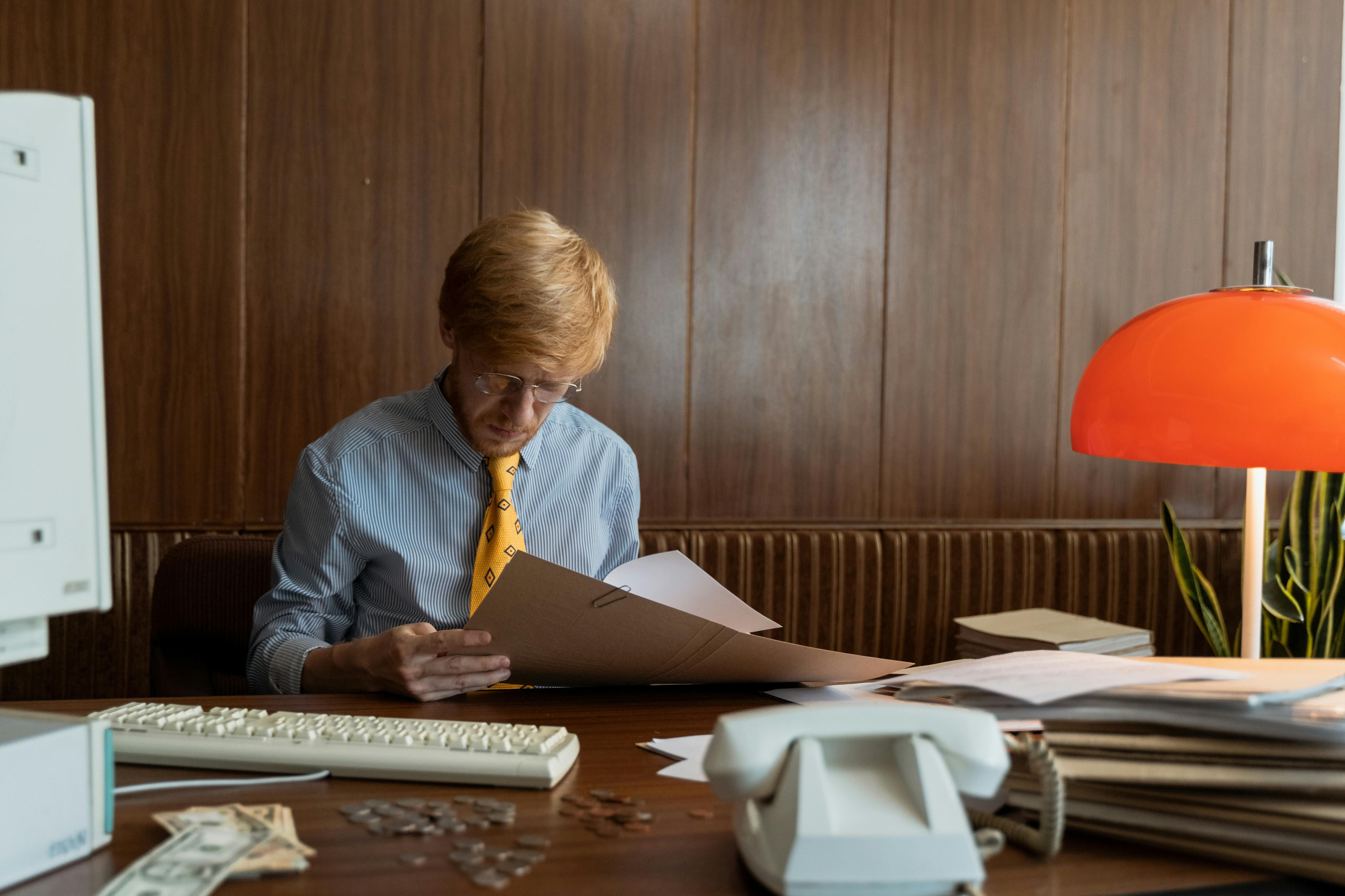 Man Working in the Office · Free Stock Photo