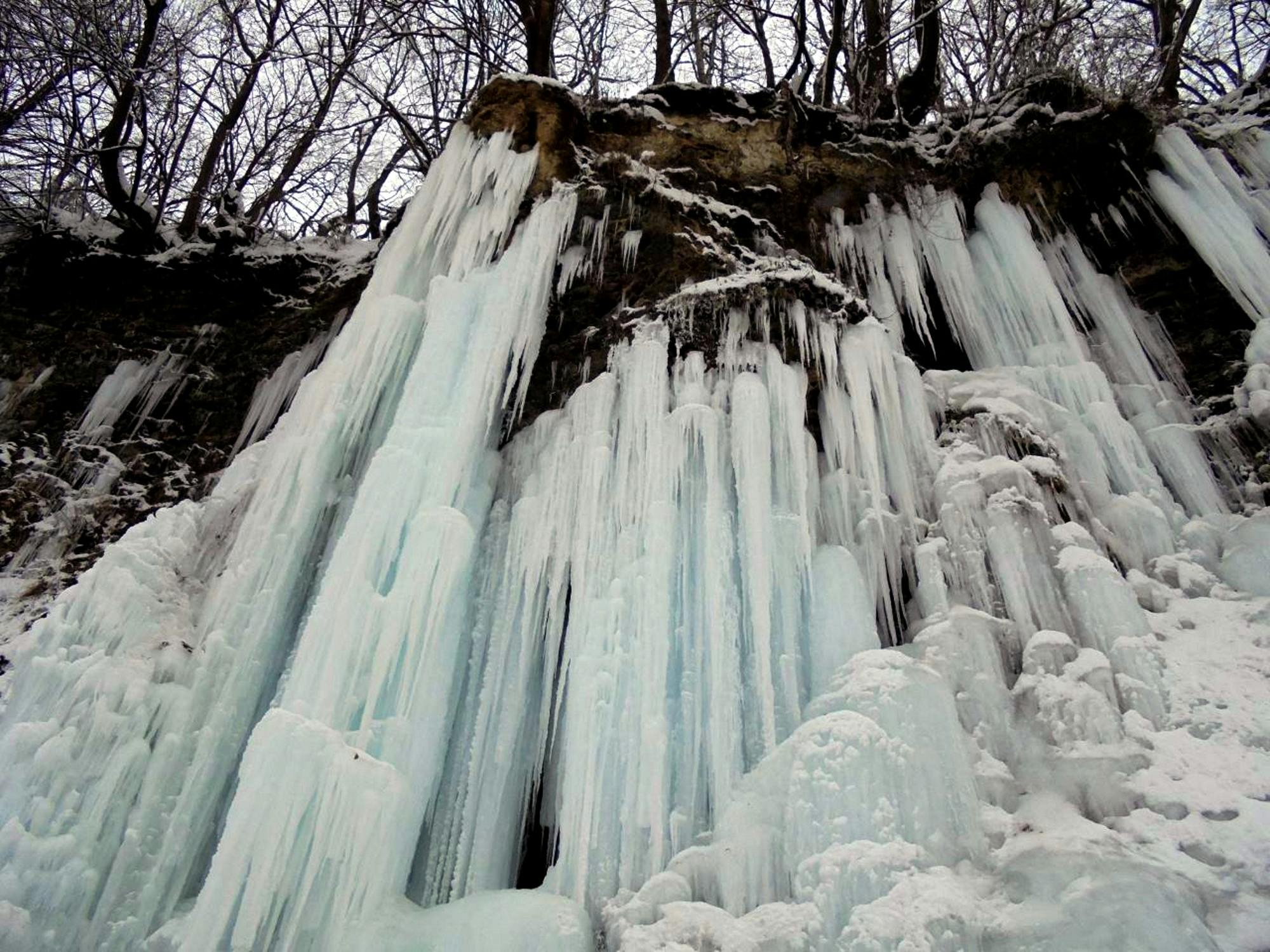 Free stock photo of cliff, frozen river, ice - Stock Image - Everypixel