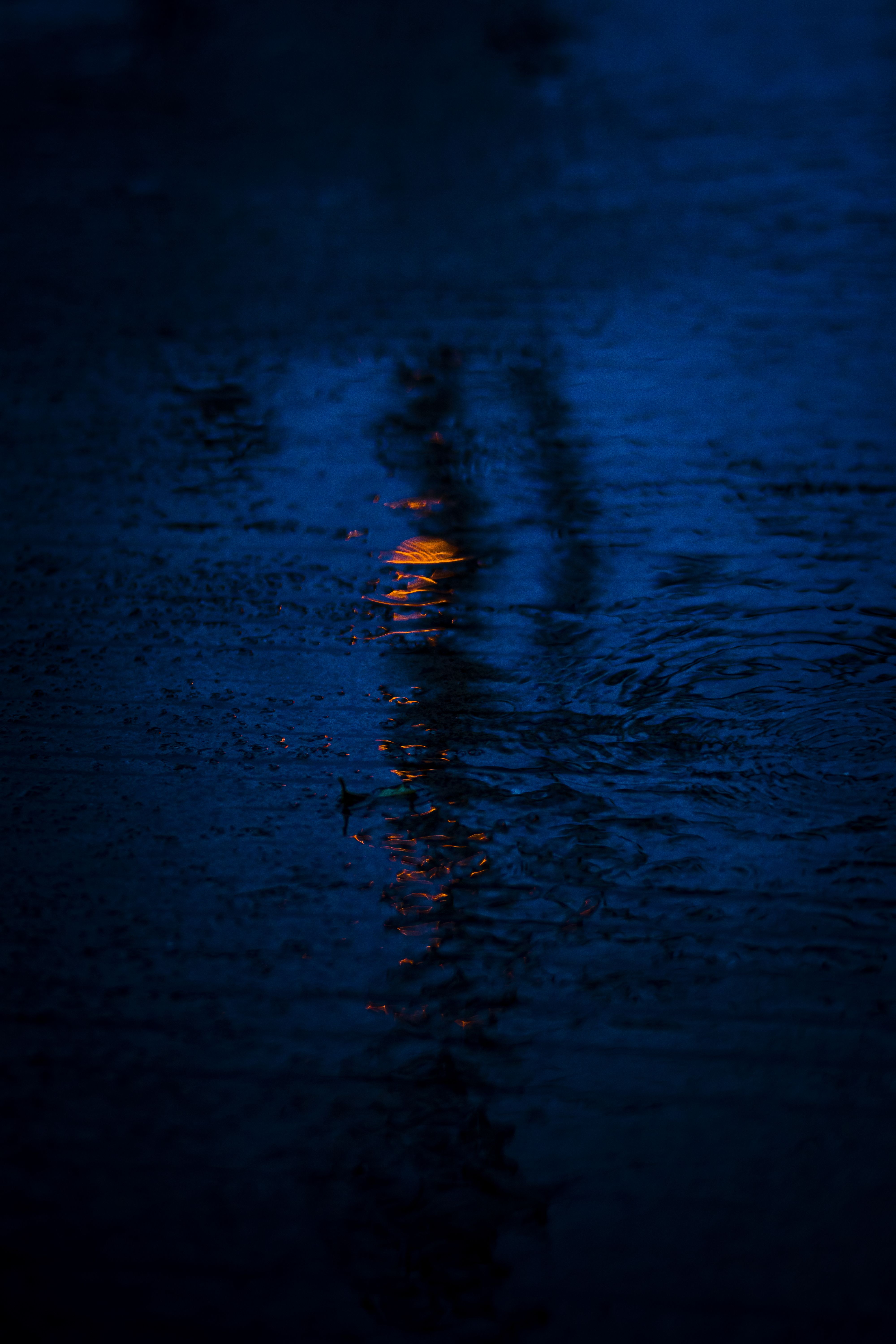 Photograph of a Puddle on the Ground During Night · Free Stock Photo
