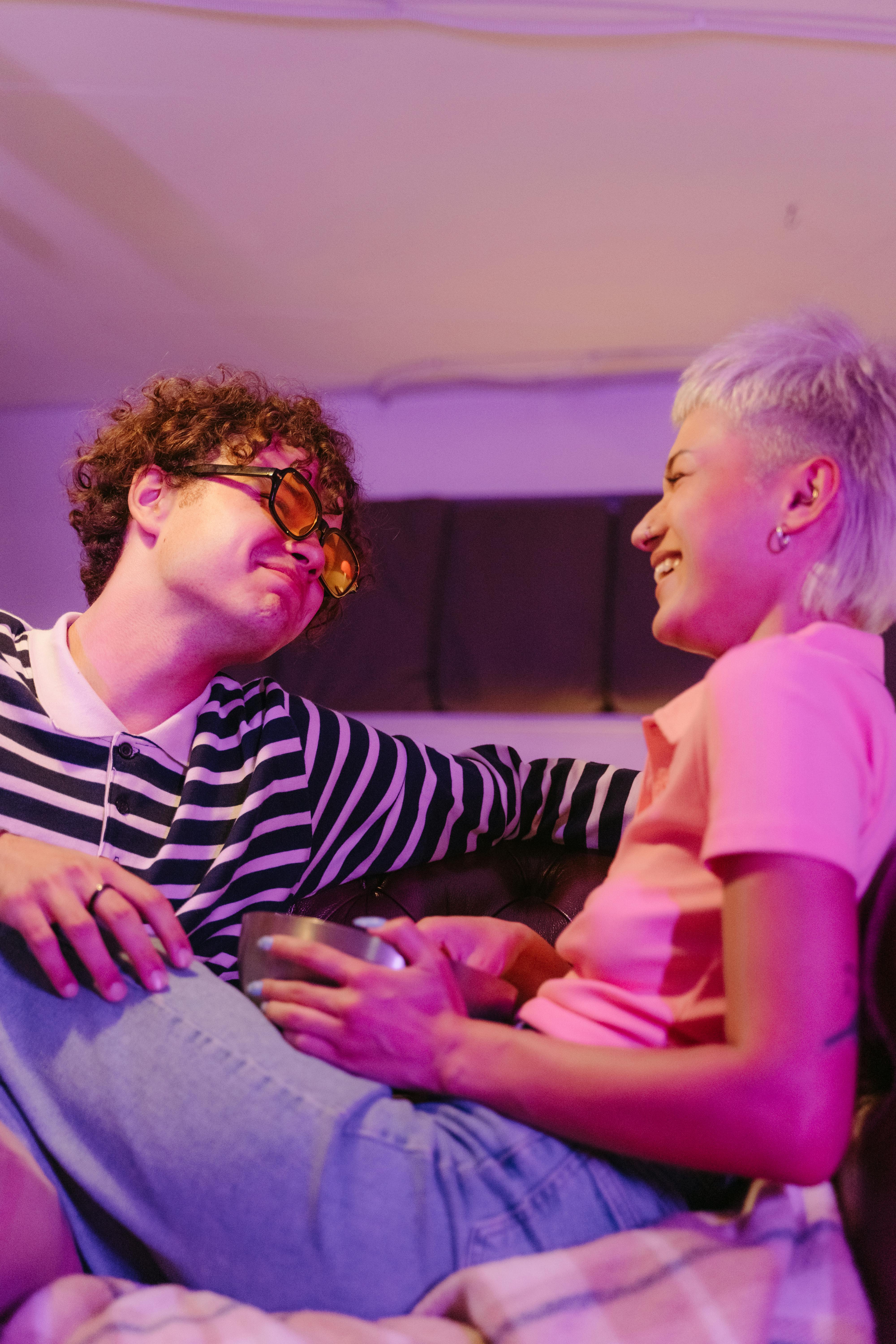 Two People Smoking Together · Free Stock Photo