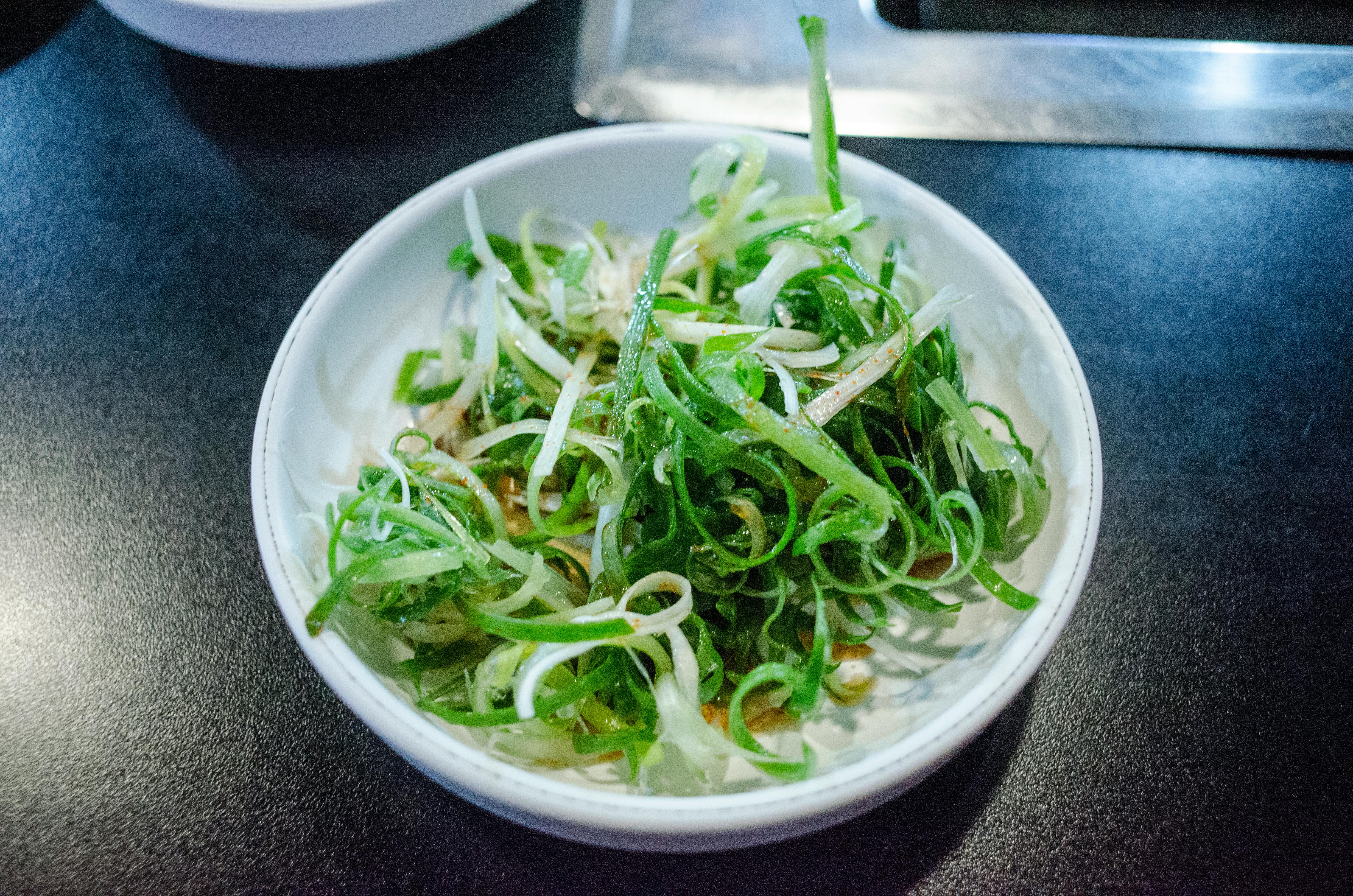 Sliced Spring onions in a Bowl · Free Stock Photo