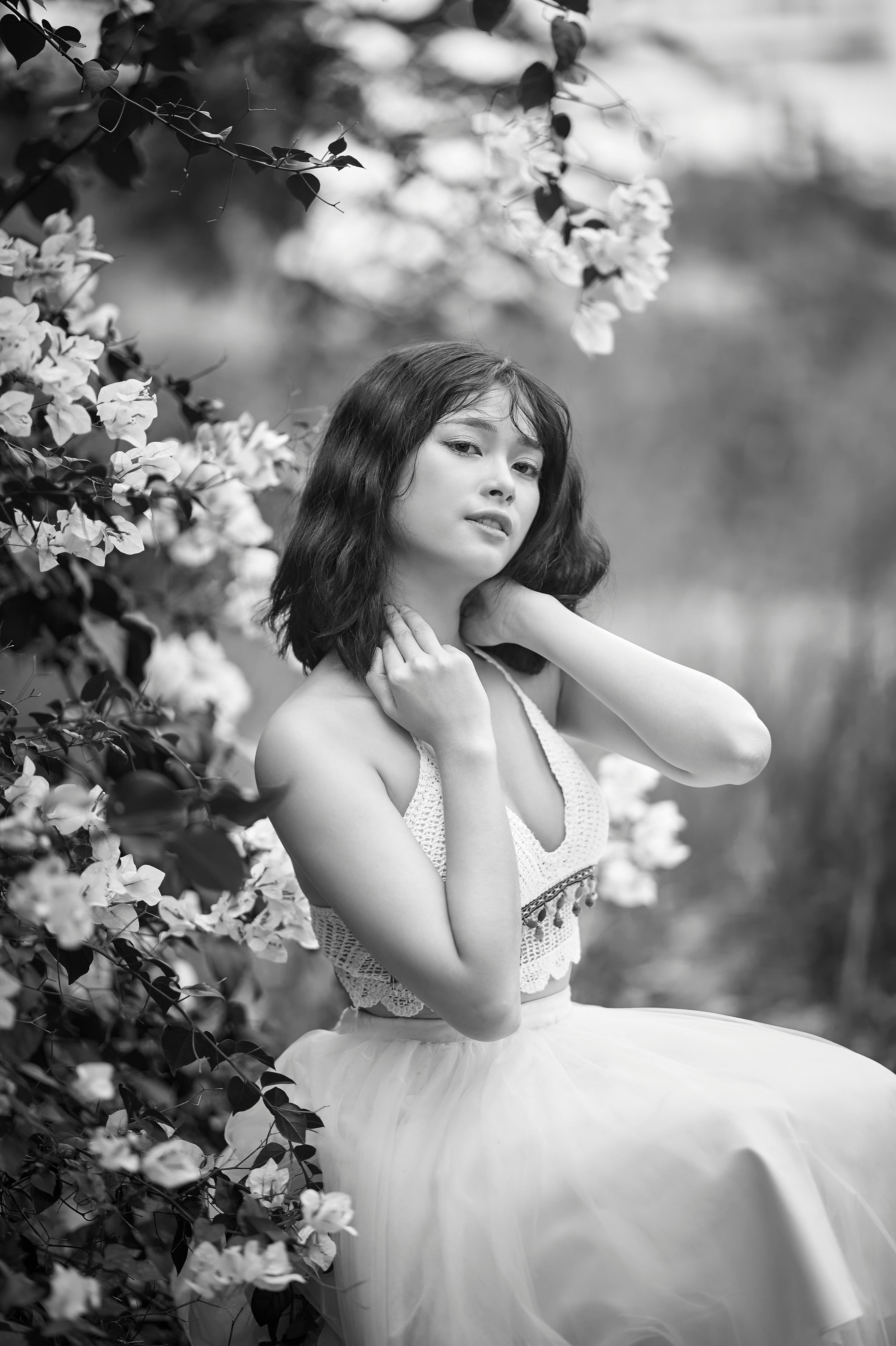 Portrait of a Natural Woman Outdoors · Free Stock Photo