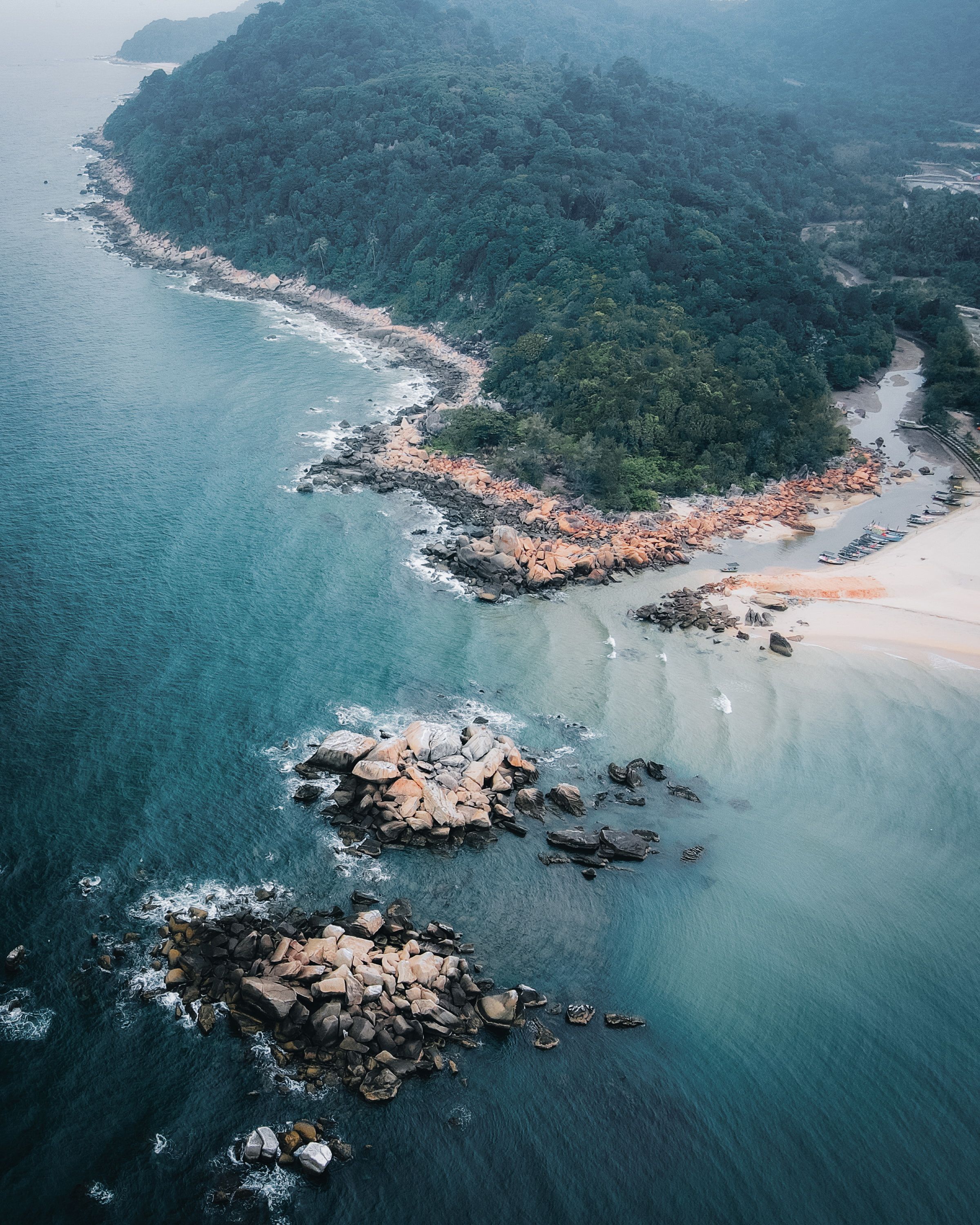 Aerial View of an Island · Free Stock Photo