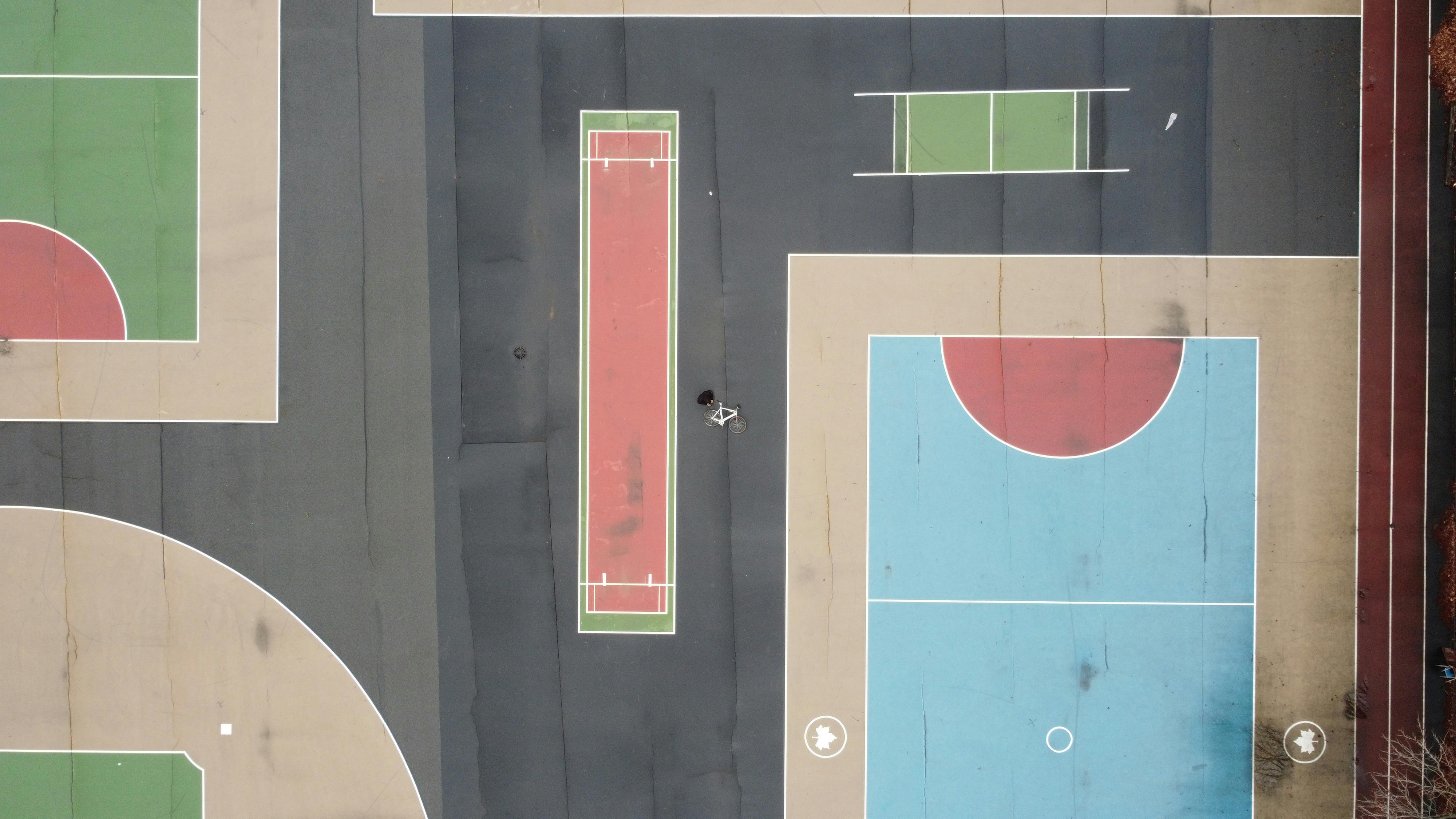 Aerial View of Courts · Free Stock Photo