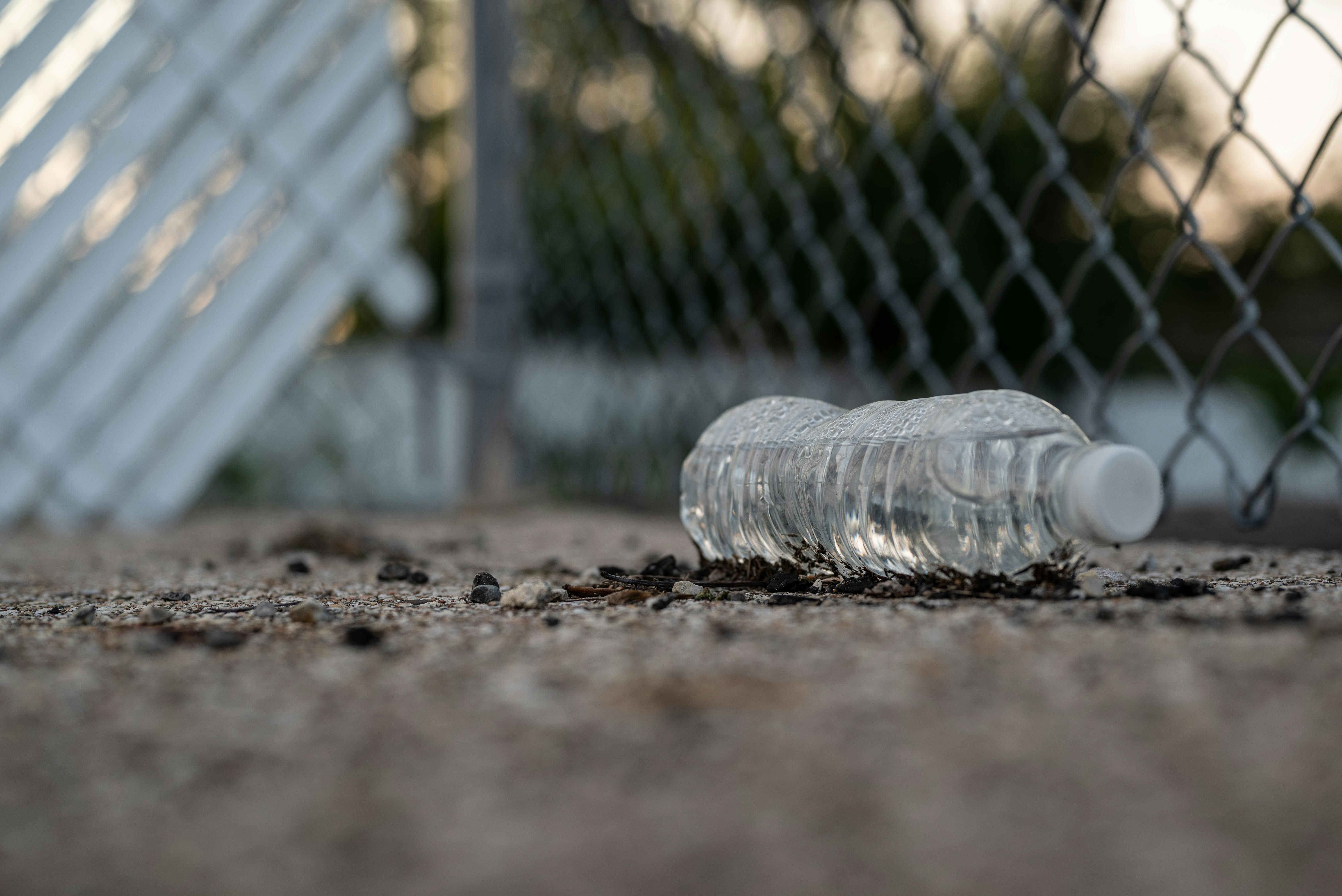 A Water Bottle on the Ground · Free Stock Photo