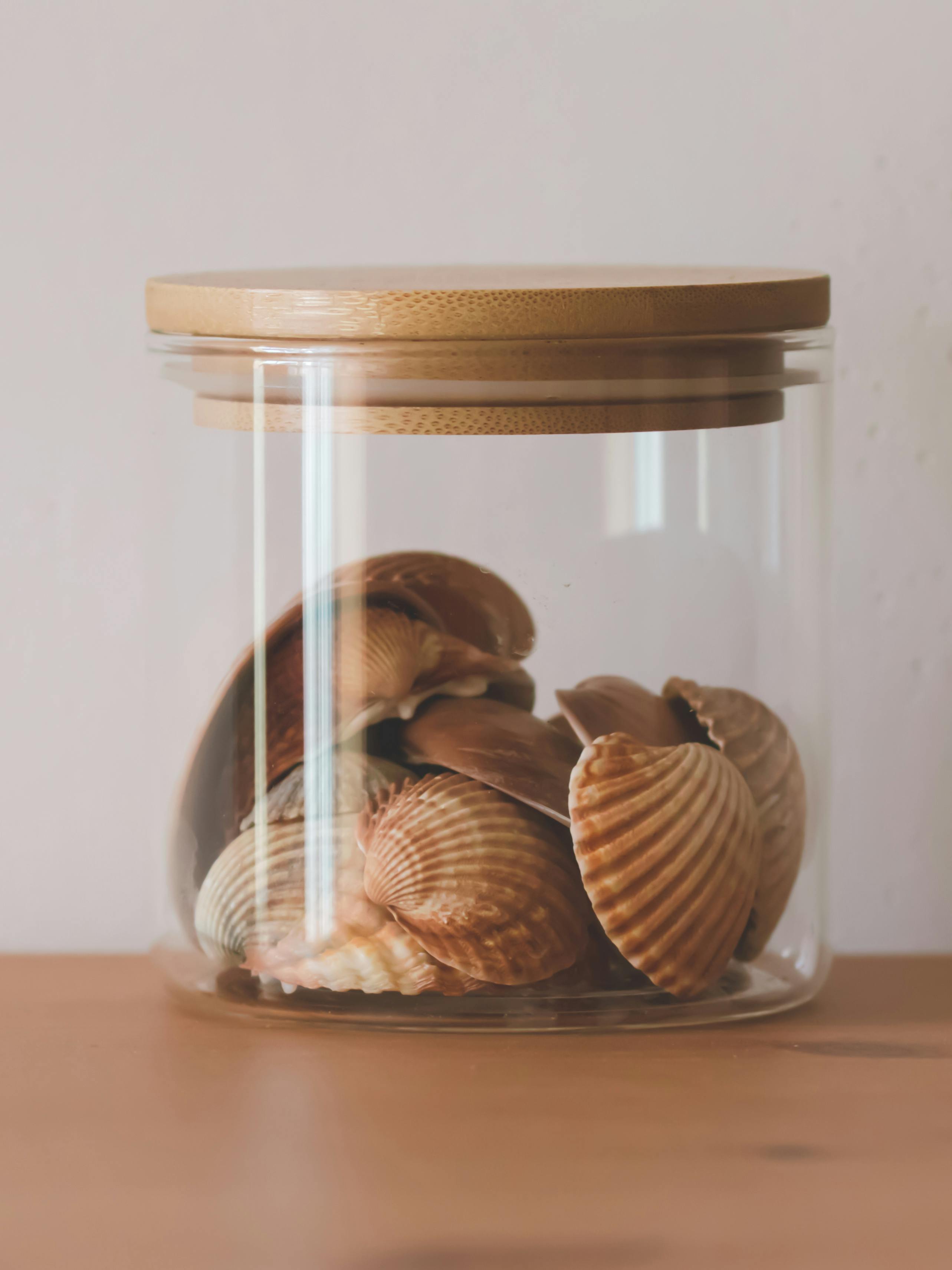 Clear Glass Jar in Body of Water · Free Stock Photo