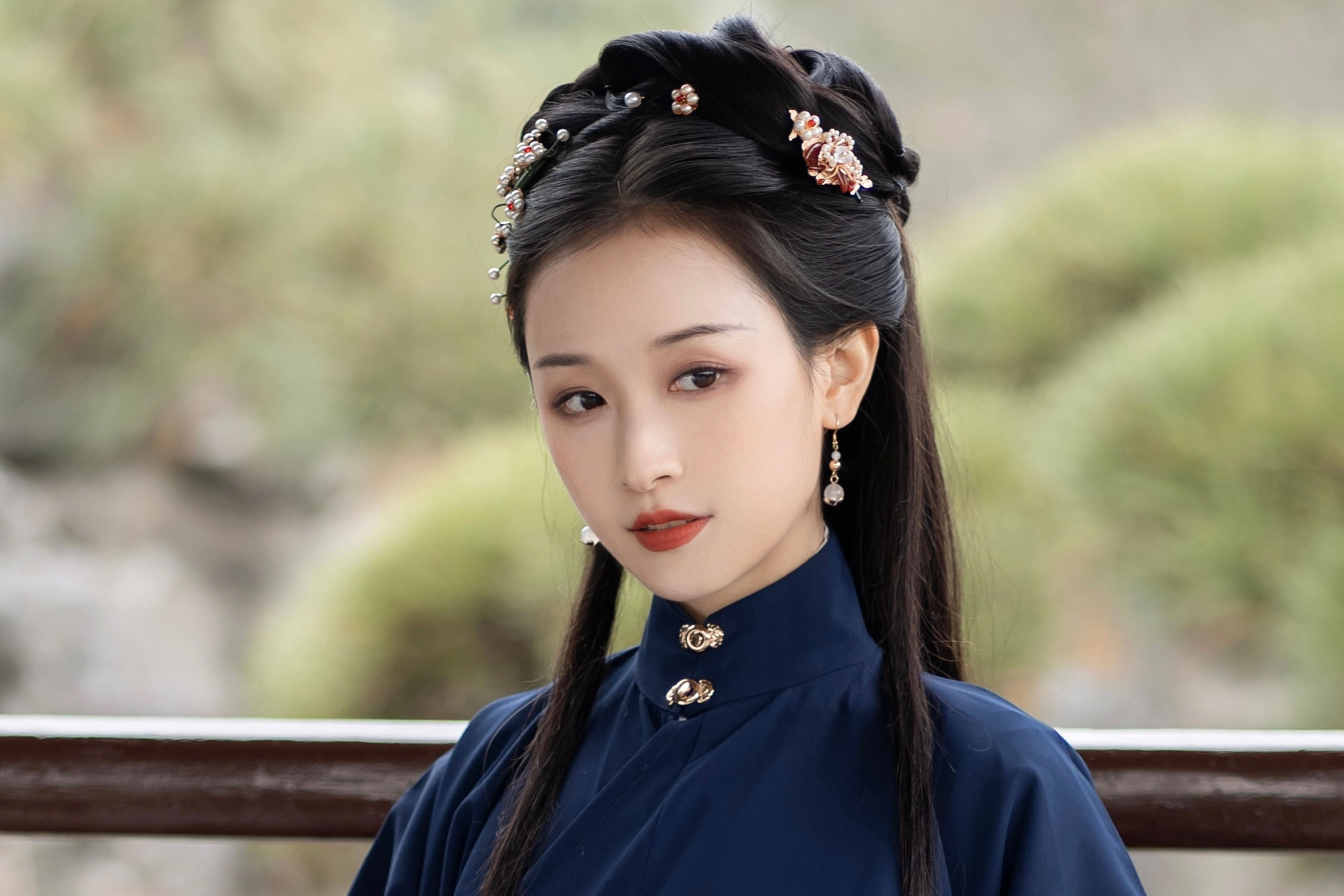 Woman in Green Traditional Clothing · Free Stock Photo