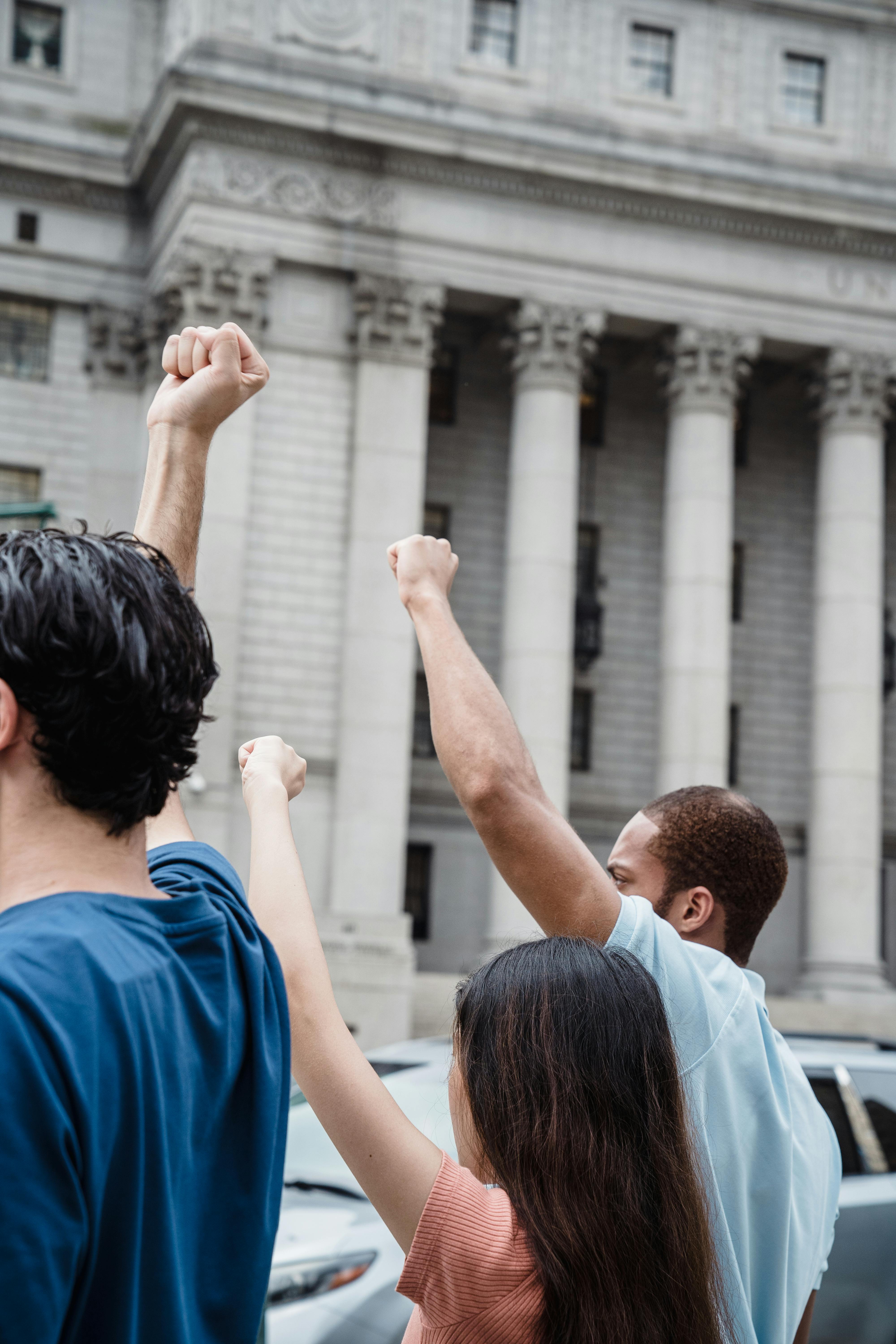 People Protesting on the Street · Free Stock Photo