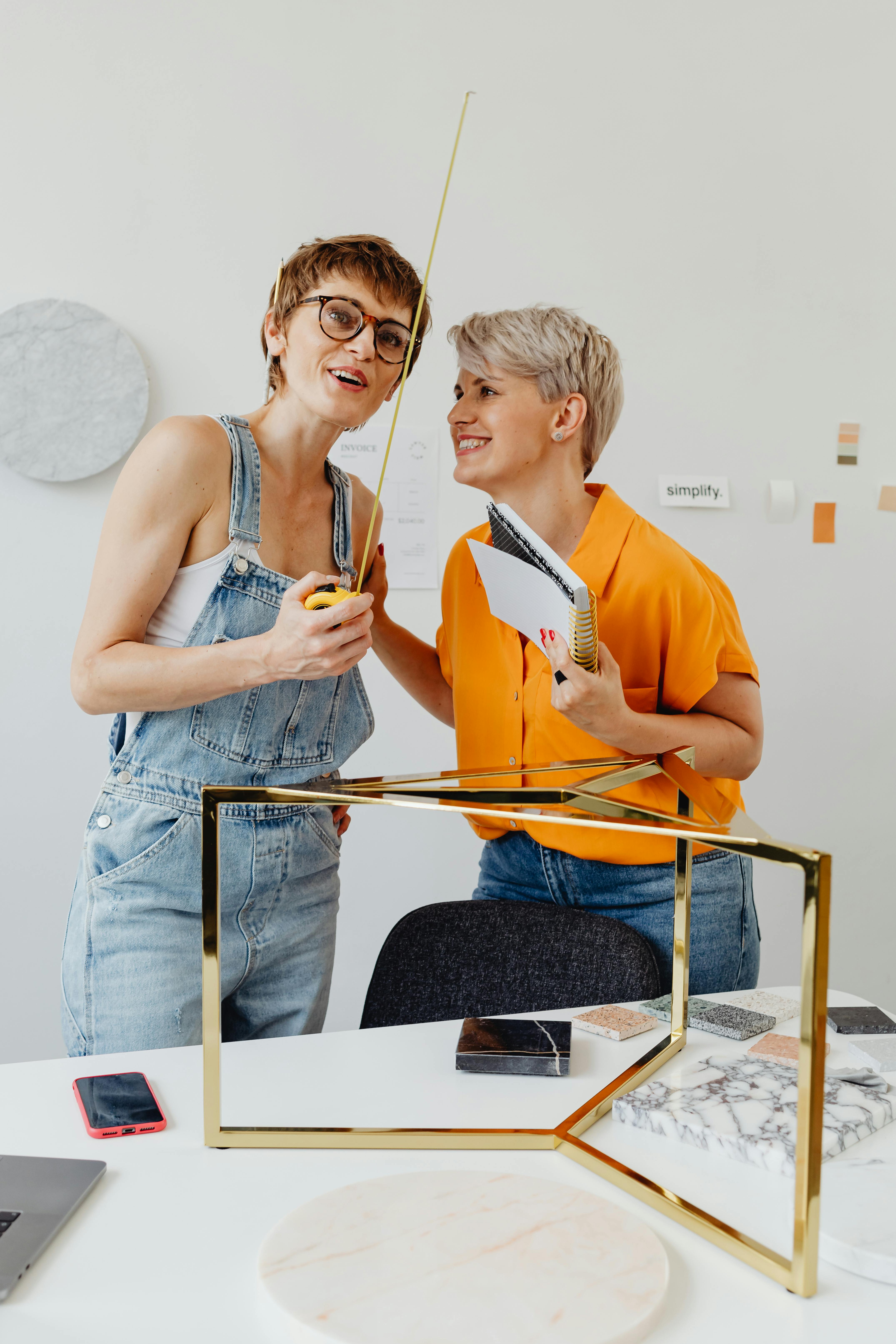 A Couple Working Together · Free Stock Photo