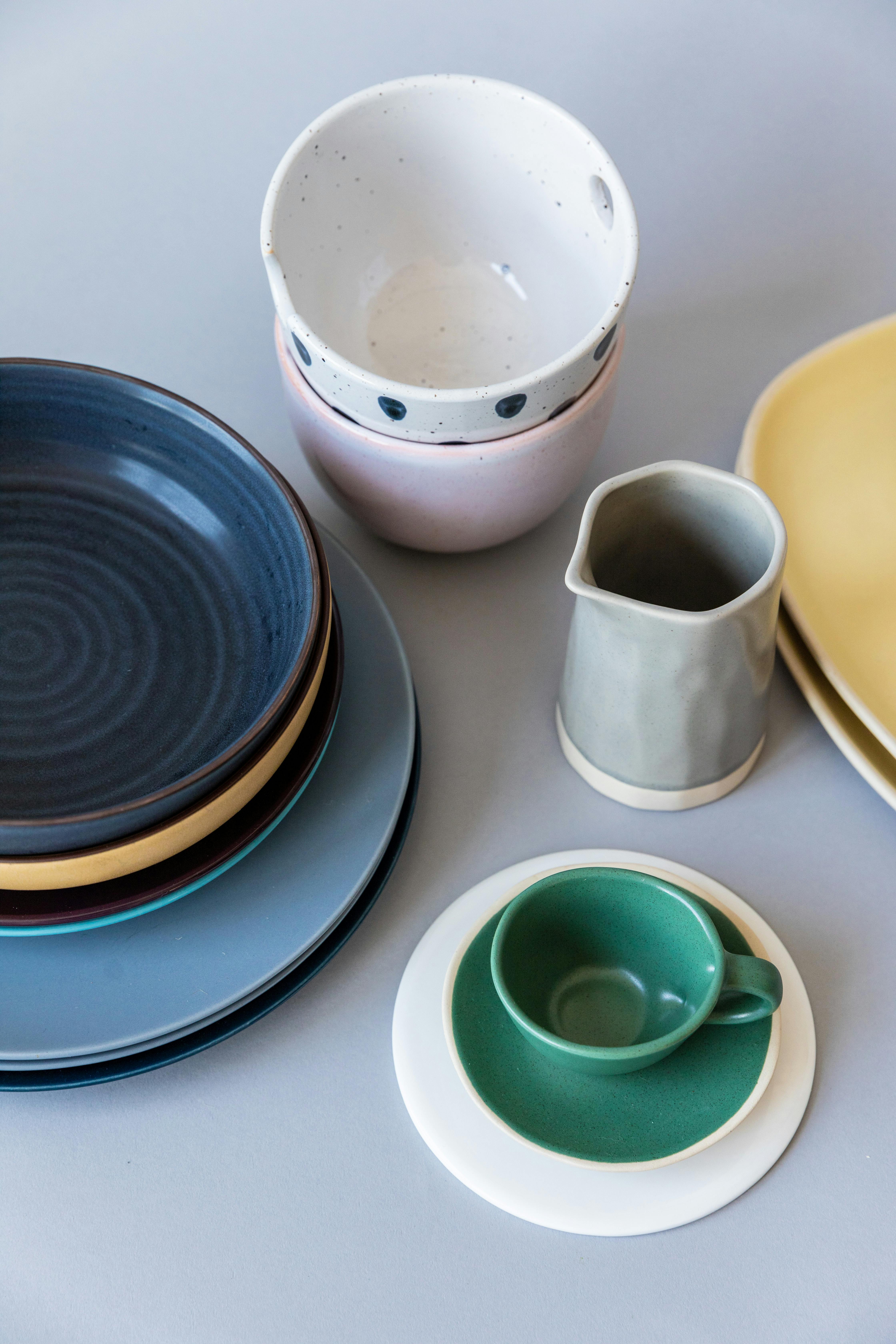 Colorful Dishware · Free Stock Photo