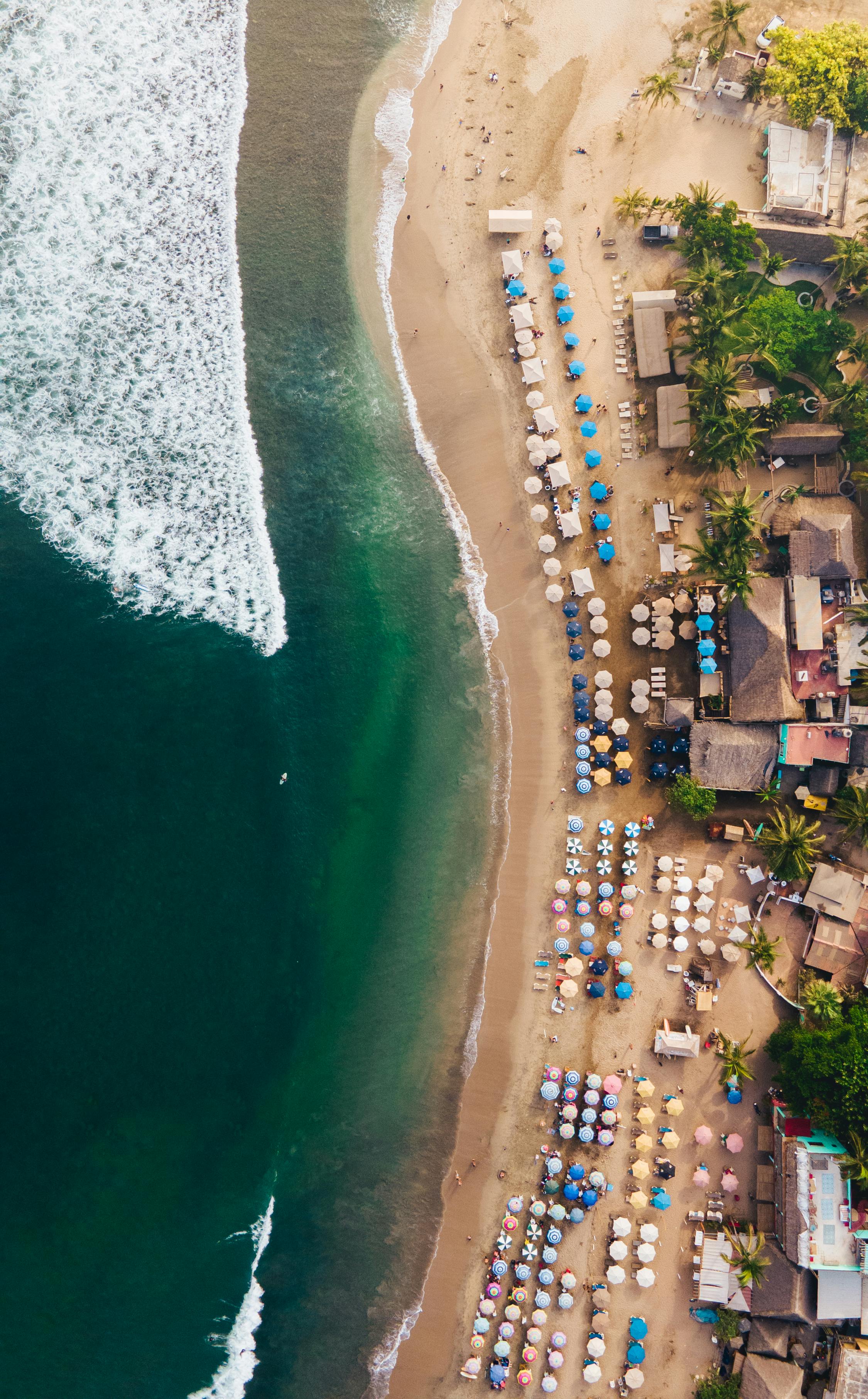 Aerial Shot of a Beach Resort · Free Stock Photo