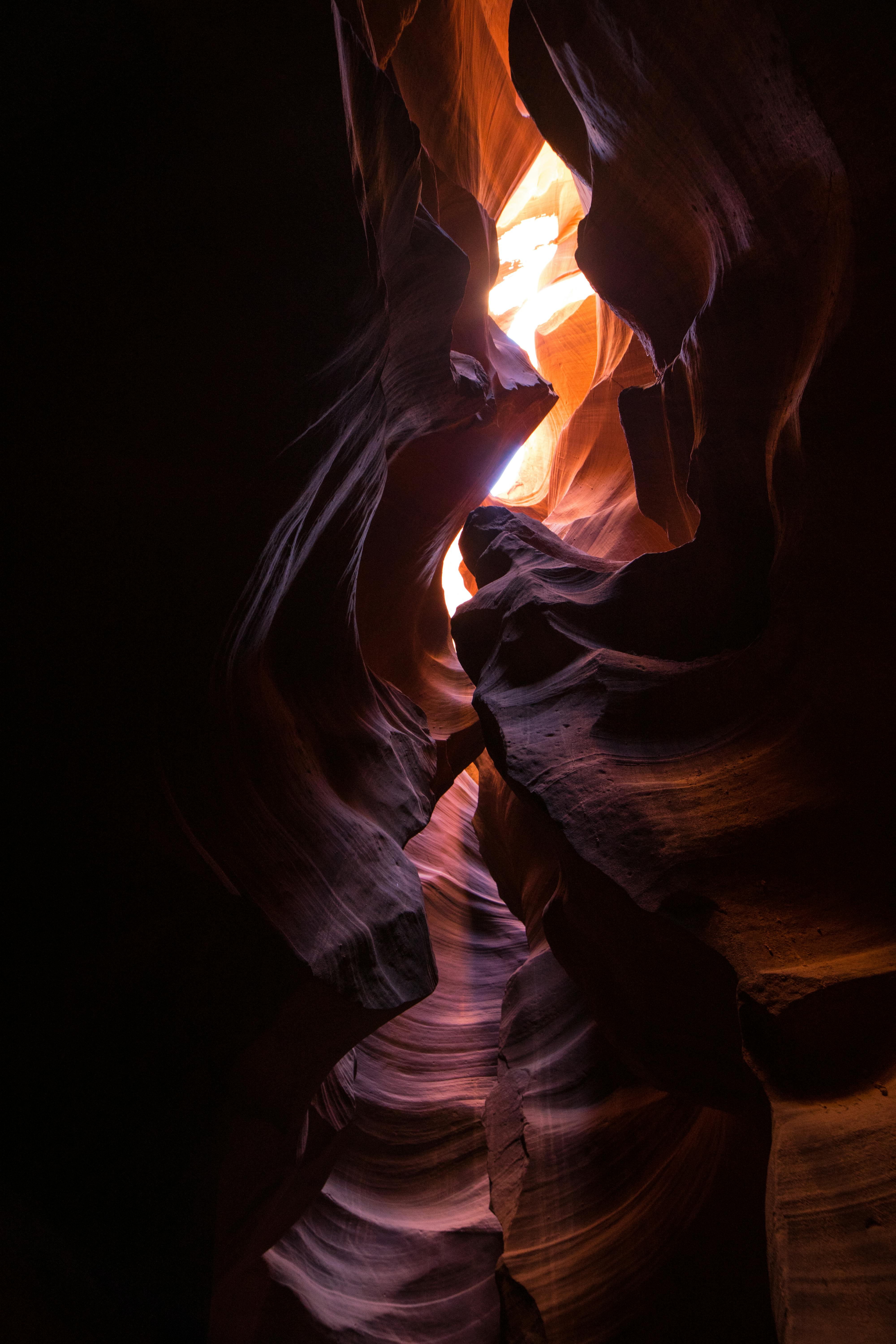 Low Angle Photography of Natural Red Rock Formation · Free Stock Photo