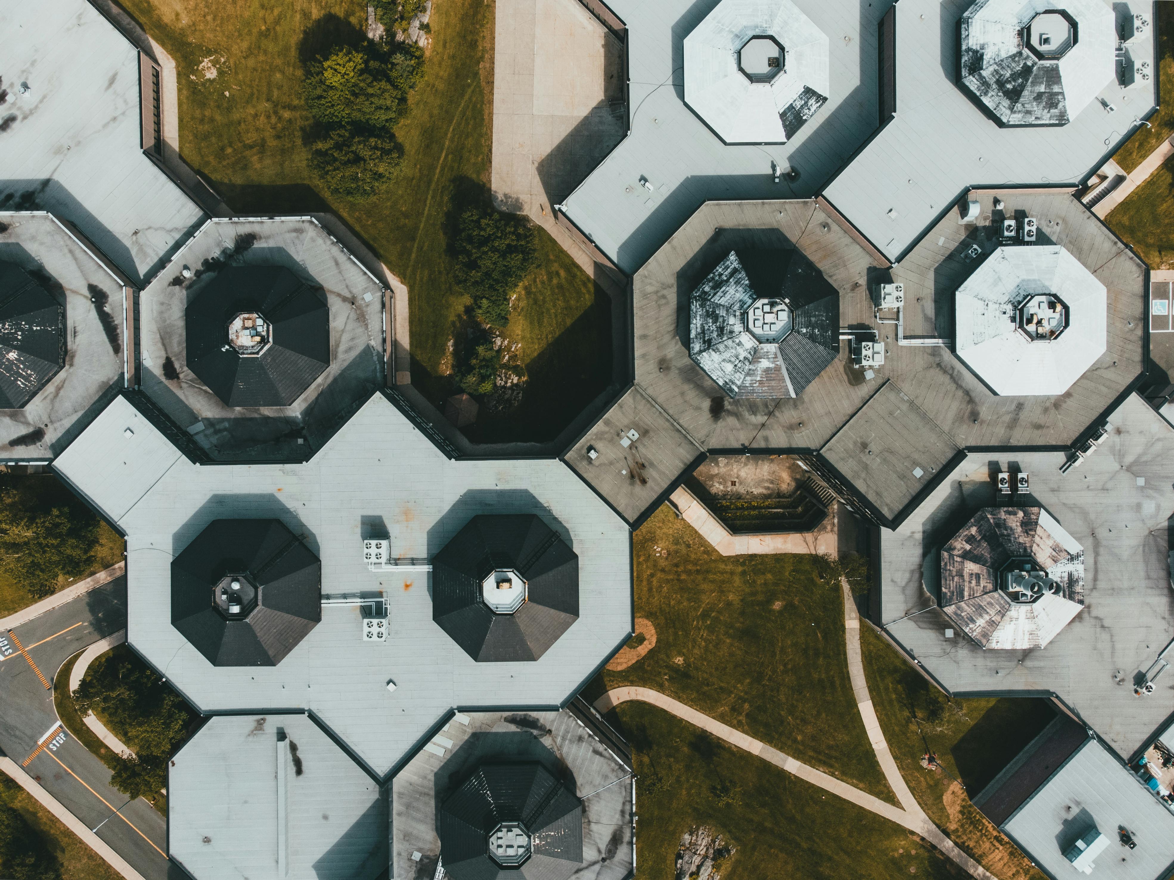 Photo of the Sky Seen Through a Circle Roof Window · Free Stock Photo