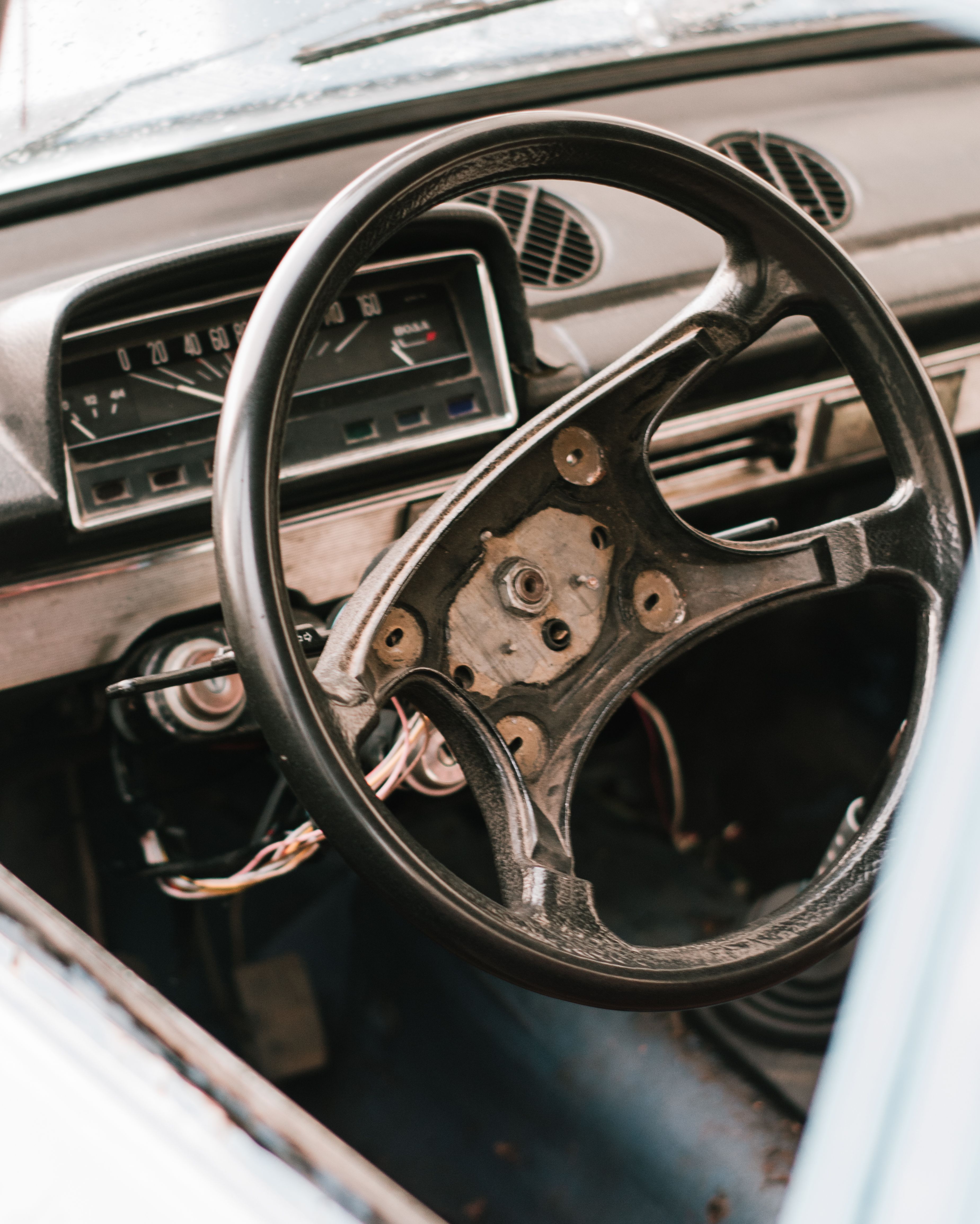 A Broken Steering Wheel · Free Stock Photo