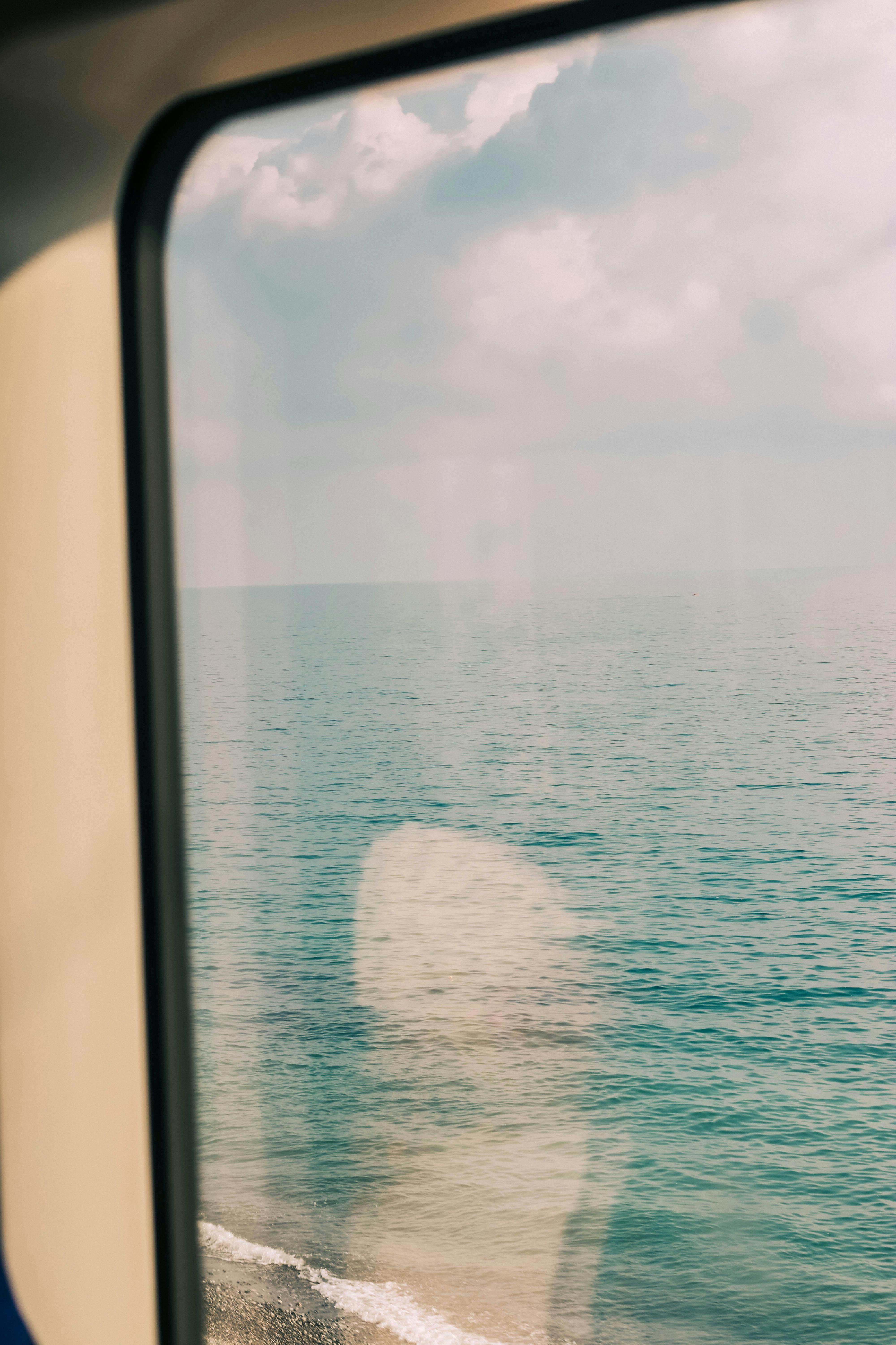 Ocean View from a Ship Window · Free Stock Photo