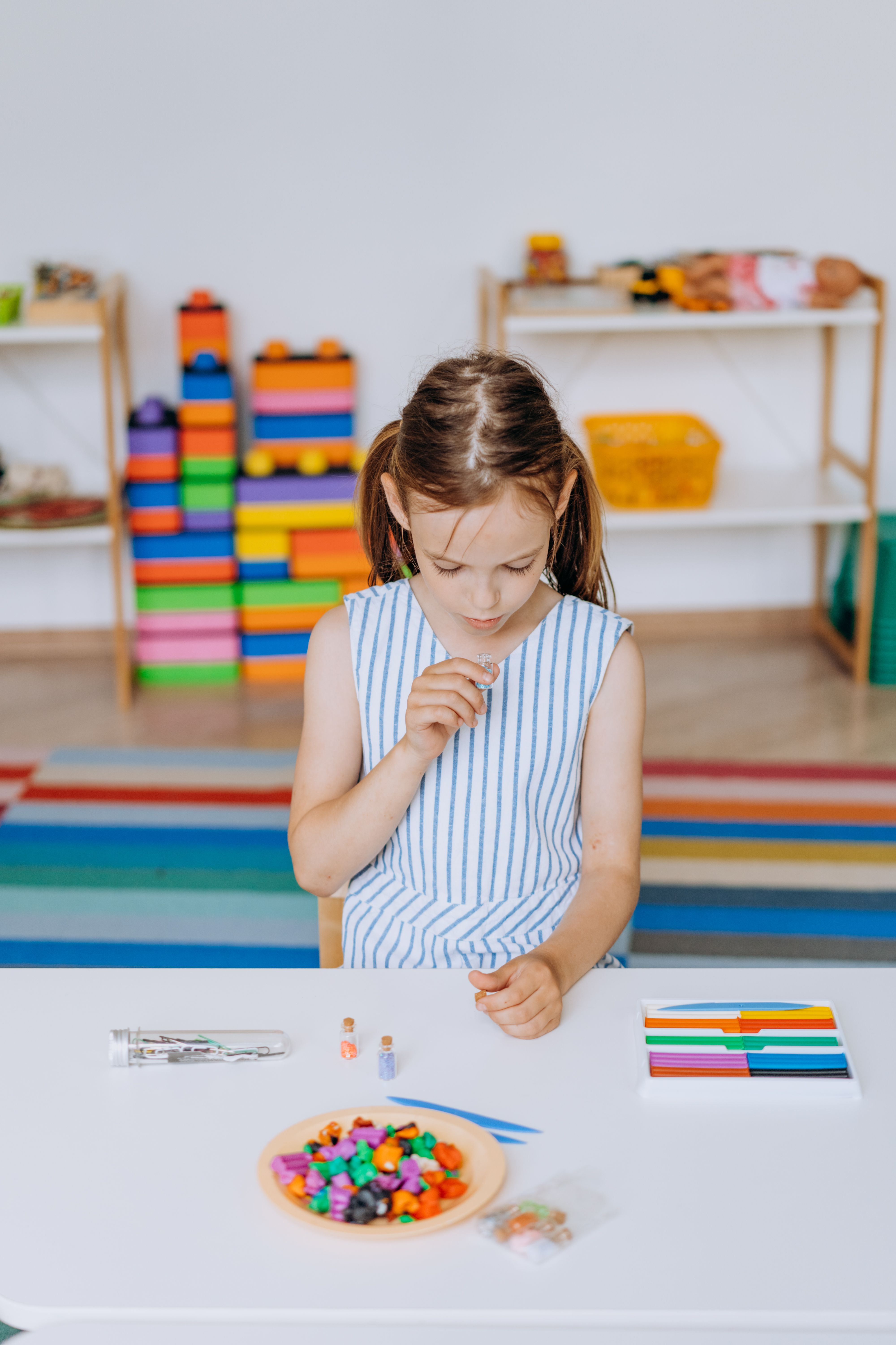 A Girl Doing a School Activity · Free Stock Photo