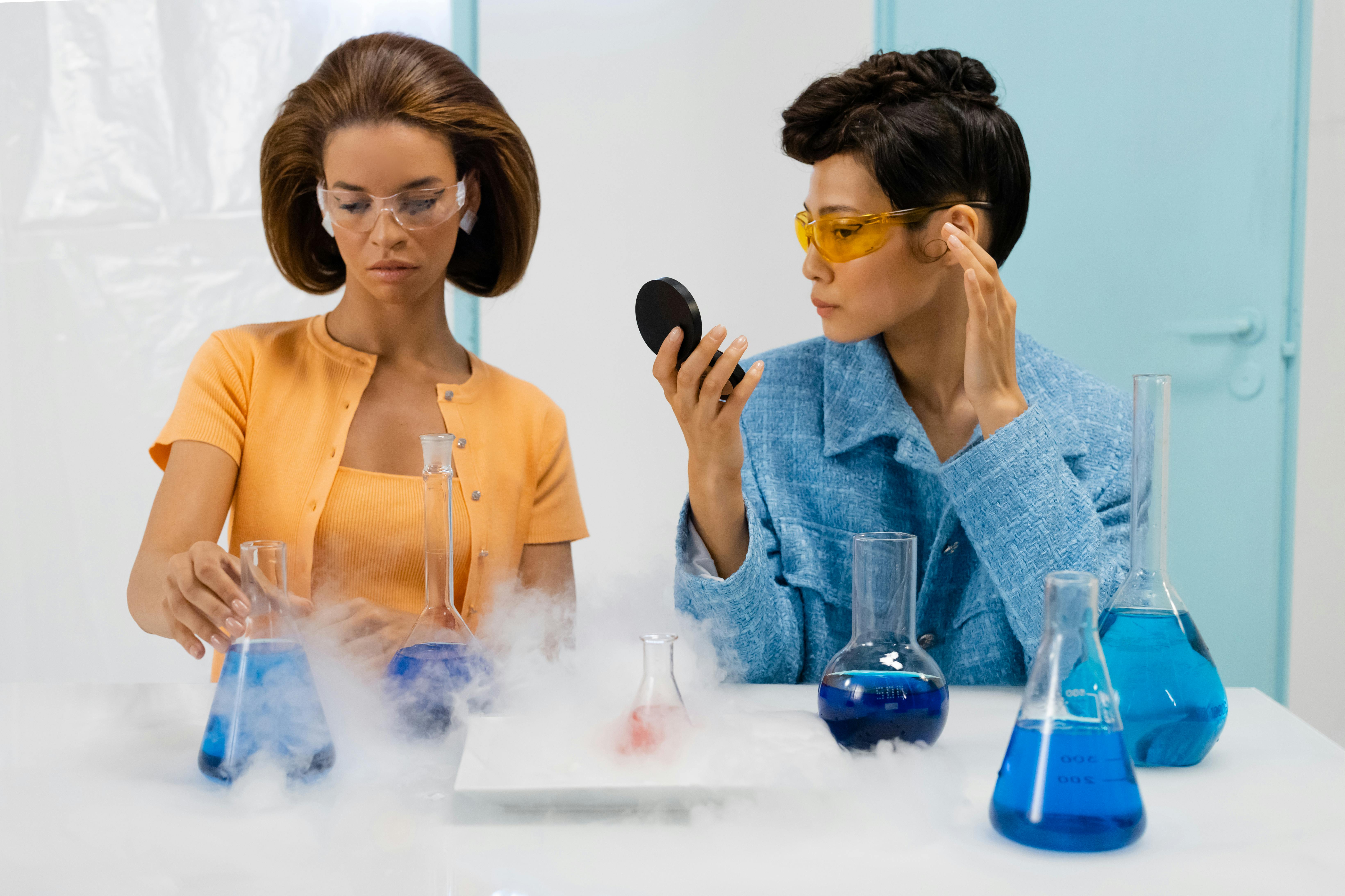 Woman Doing Experiments · Free Stock Photo