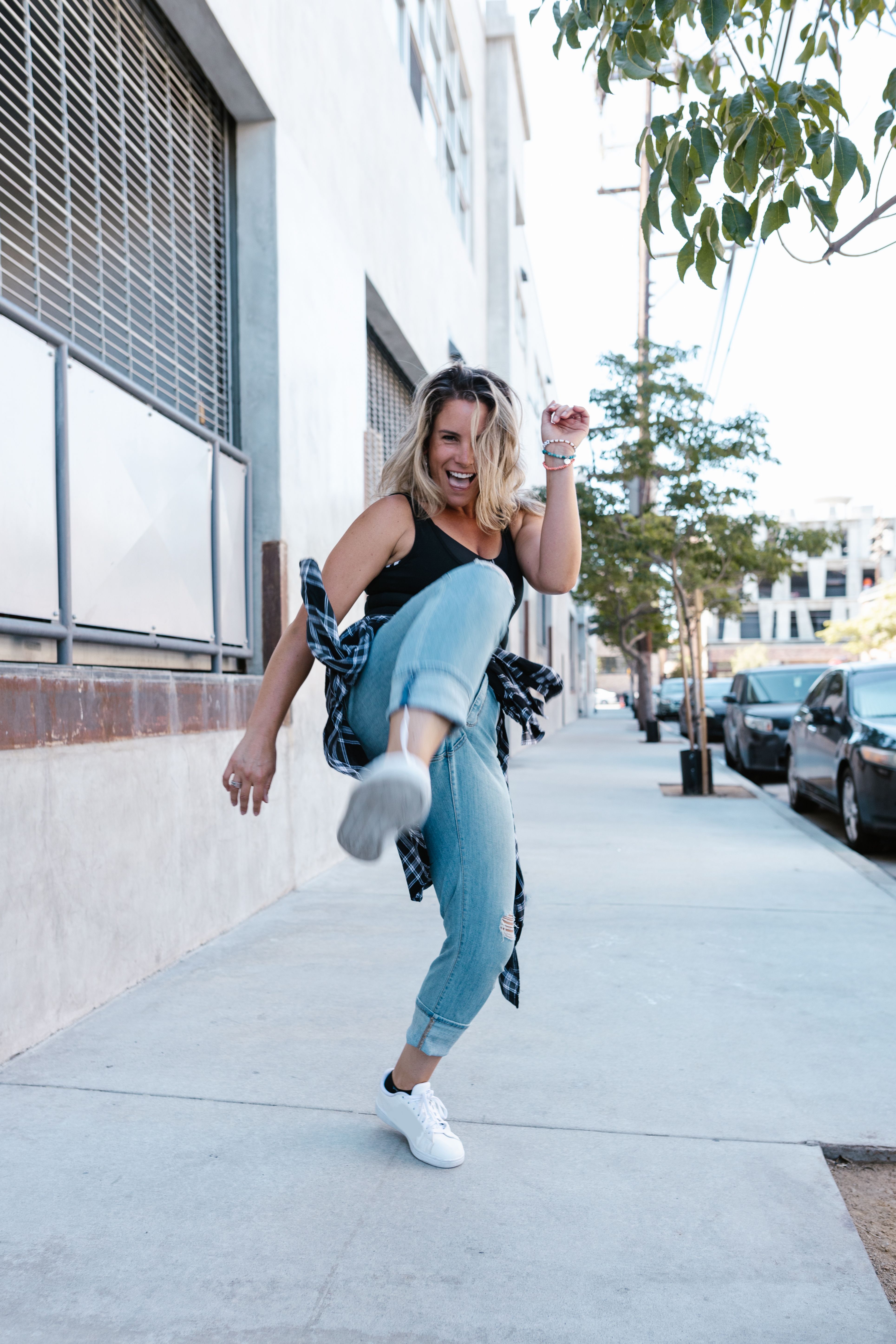 Woman Doing Dance Moves on the Hallway · Free Stock Photo