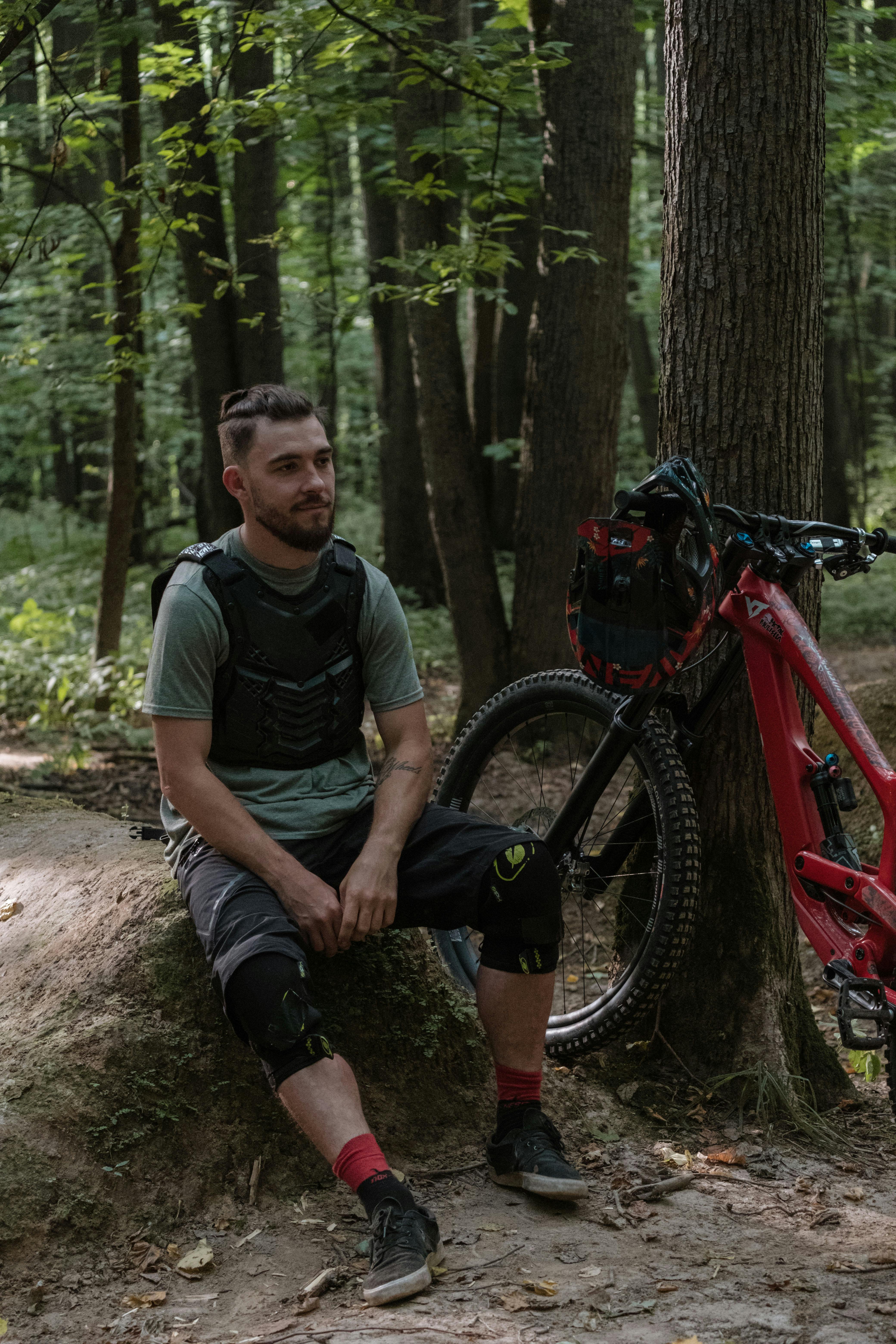 Man Riding Black Mountain Bike on Pathway during Daytime · Free Stock Photo
